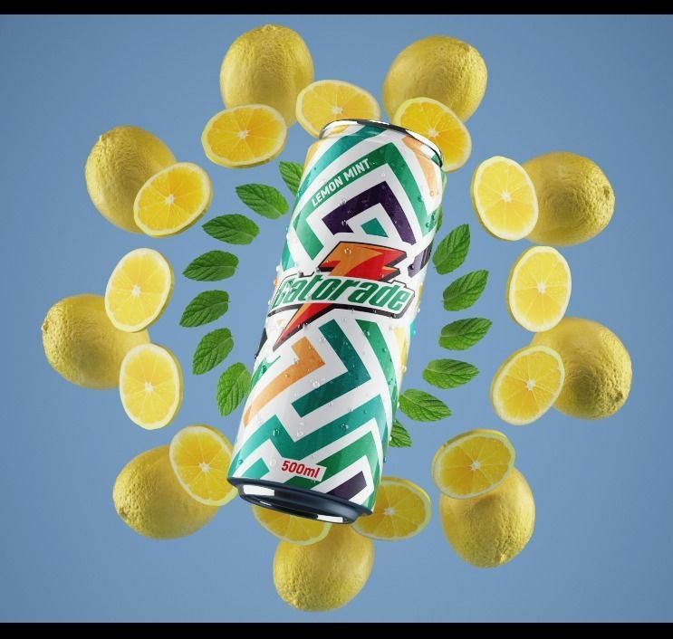 Canned Concept - Gatorade TVC Advert 3D model animated rigged | CGTrader