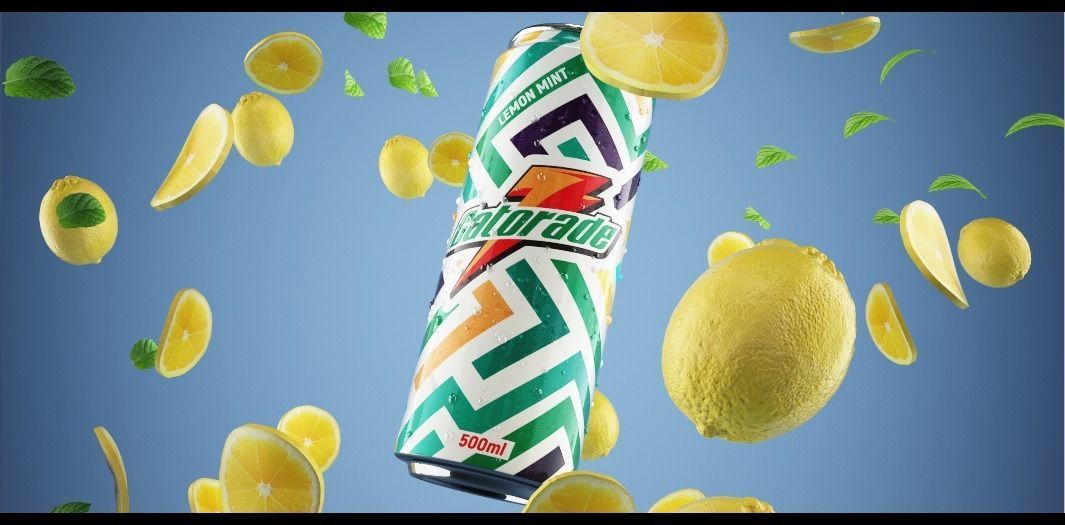 Canned Concept - Gatorade TVC Advert 3D model animated rigged | CGTrader