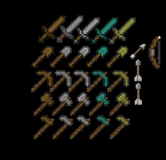 Minecraft Tools download now free free 3D model rigged | CGTrader