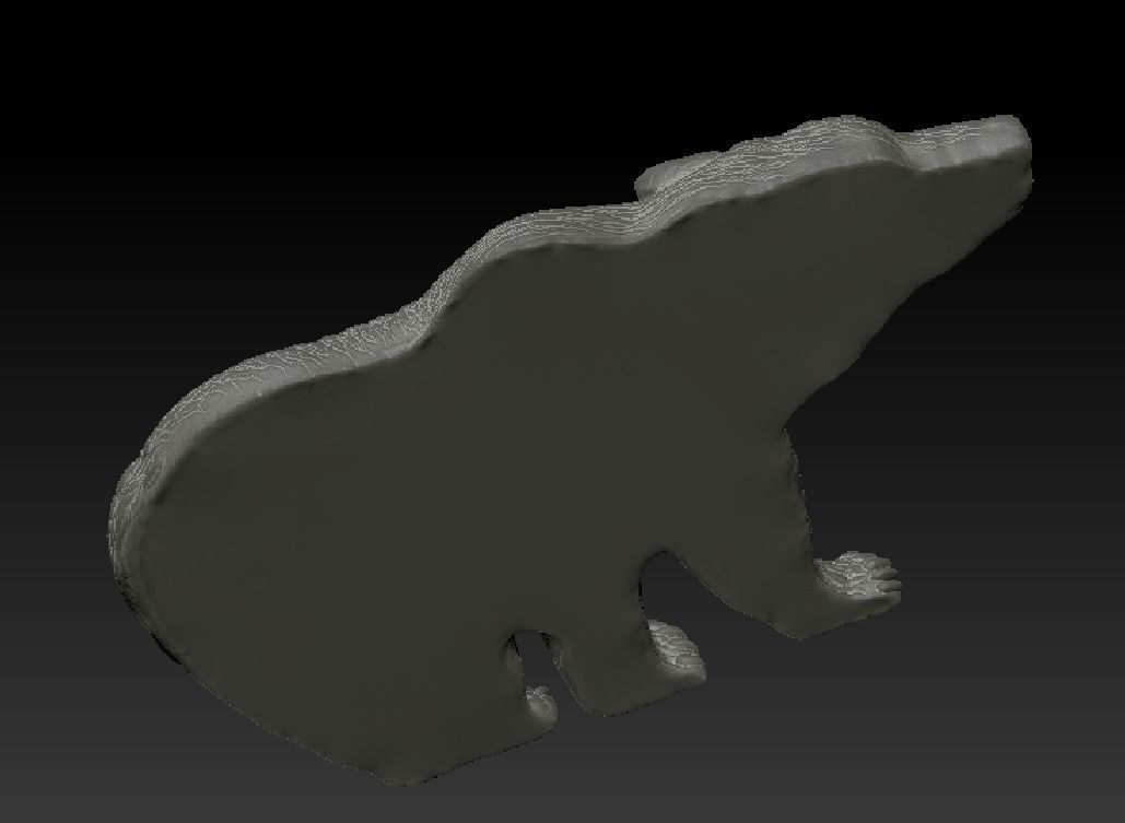 bear grizzly bear 3D model 3D printable | CGTrader
