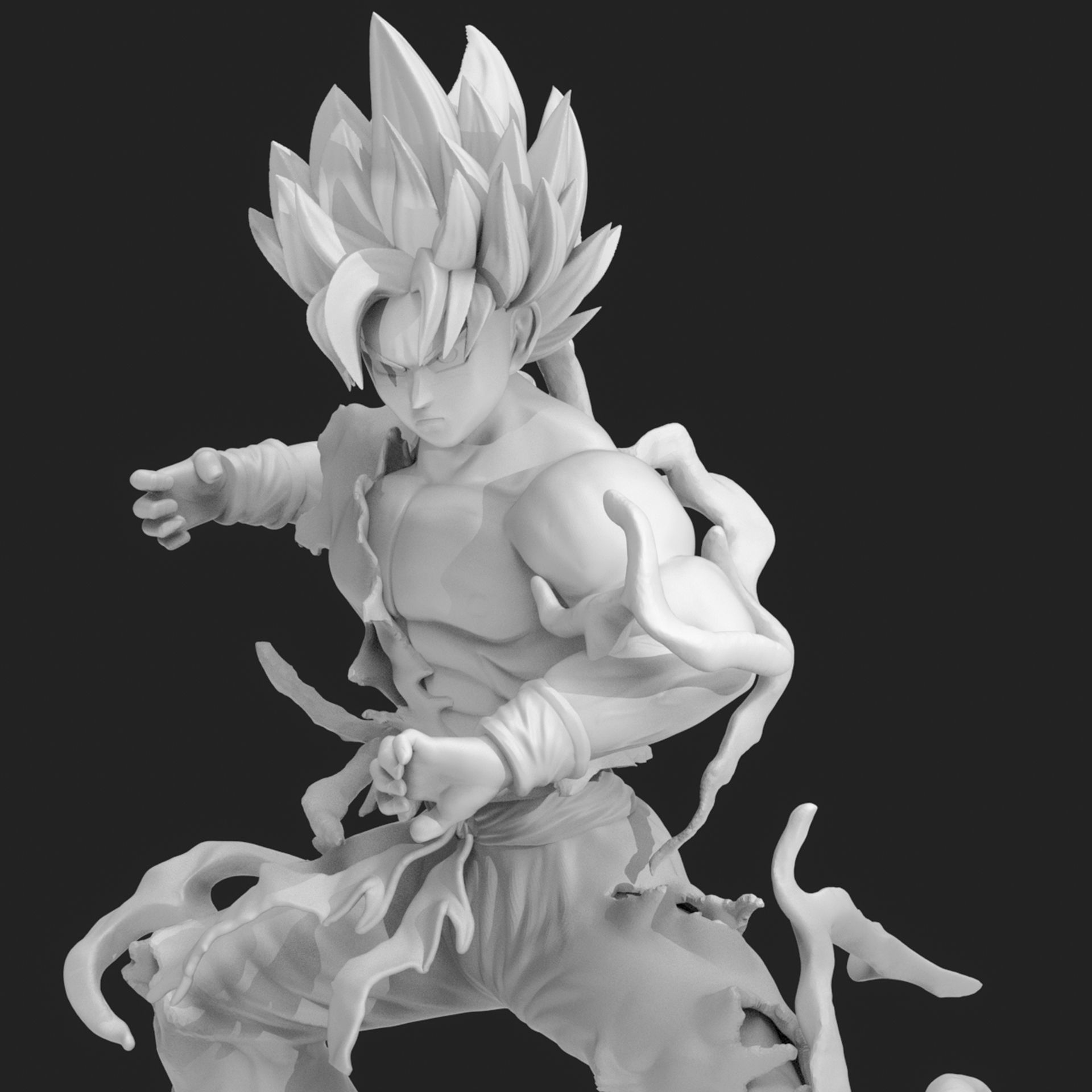 Son GoKu Dragon Ball 3D Printable free 3D model 3D printable | CGTrader