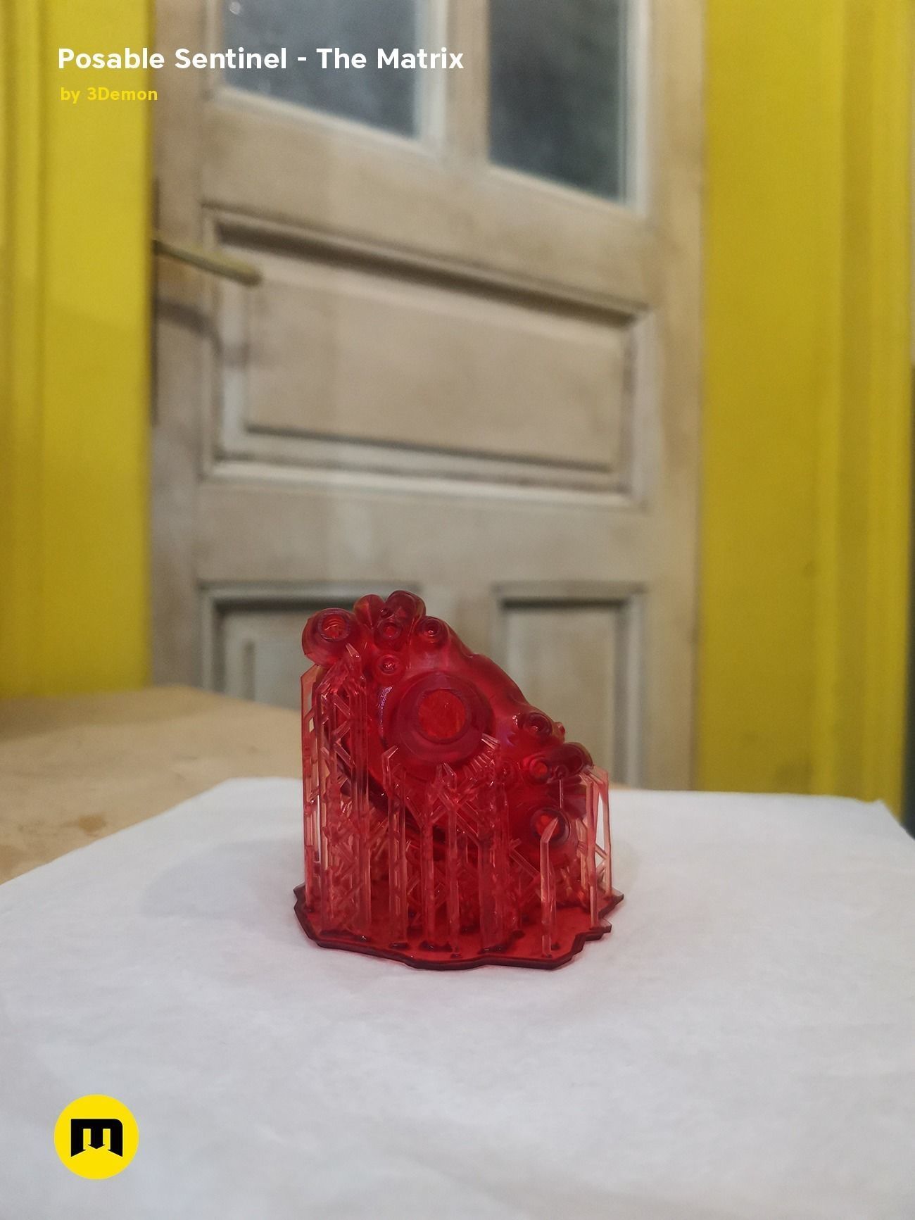 Posable Sentinel - The Matrix 3D model 3D printable | CGTrader