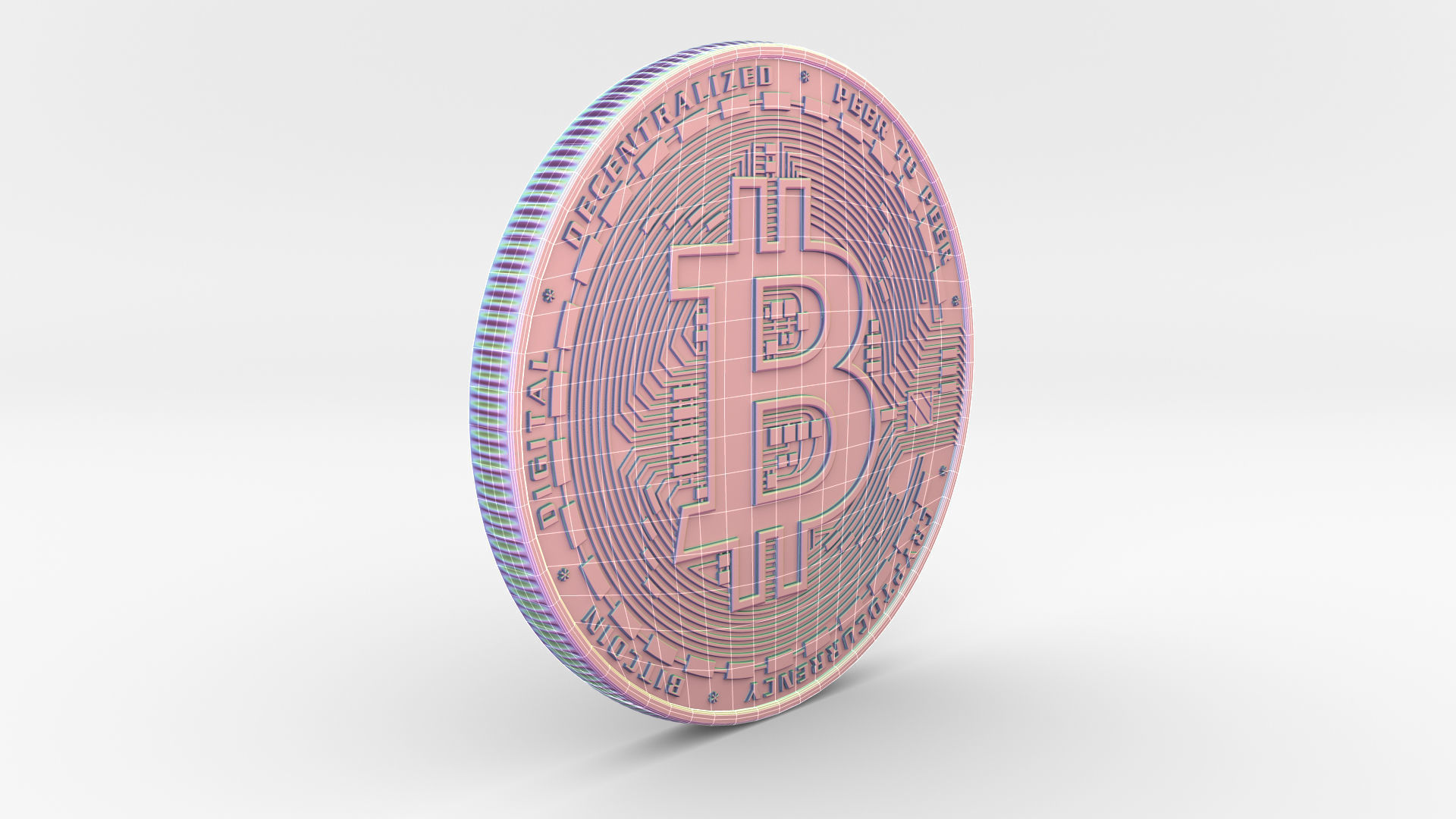 3D model 48 Cryptocurrency Coins VR / AR / low-poly | CGTrader