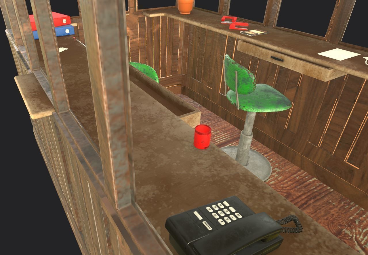 Ticket Booth 3D model | CGTrader