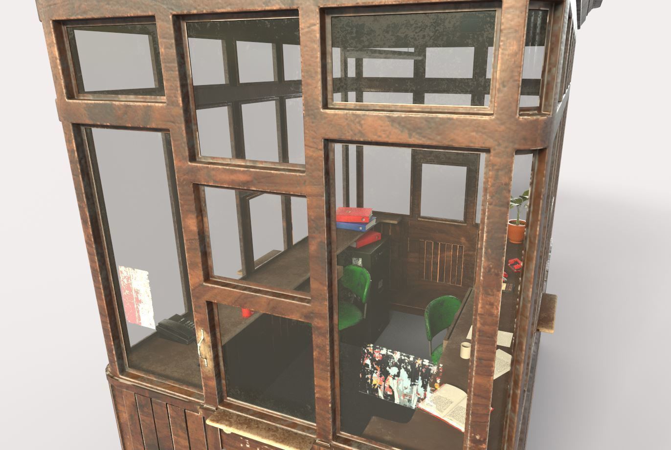 Ticket Booth 3D model | CGTrader