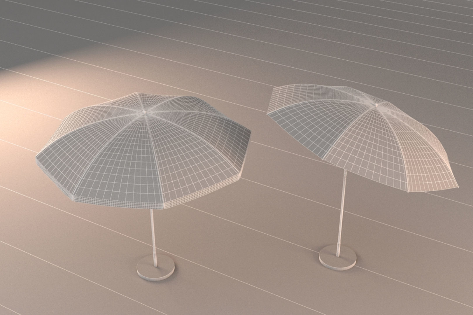 Sun Parasol 3D model | CGTrader