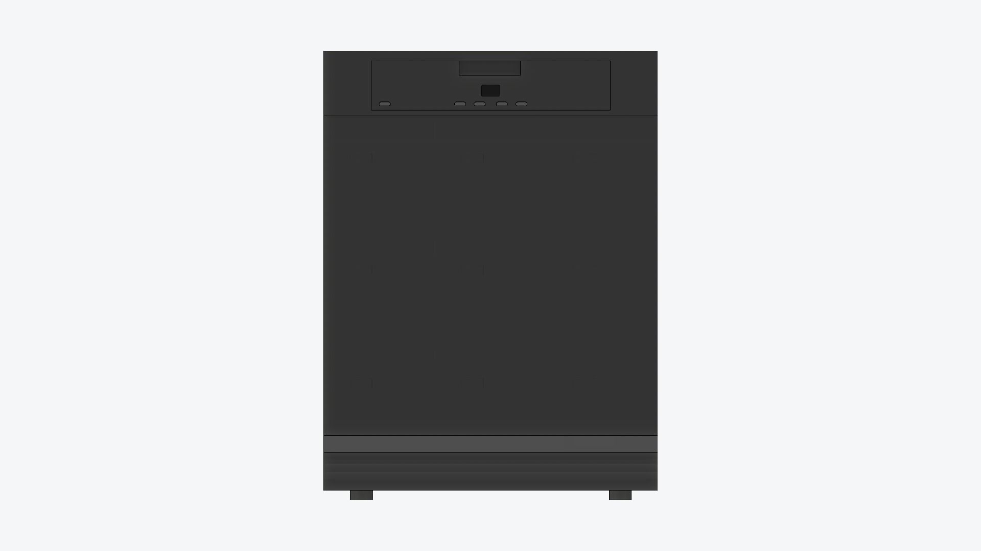 3D model Dishwasher - Modern - Under Bench - Appliance 029 VR / AR ...