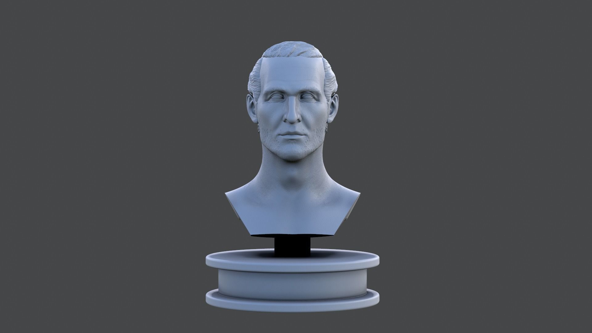 Matthew McConaughey 3D model 3D printable | CGTrader