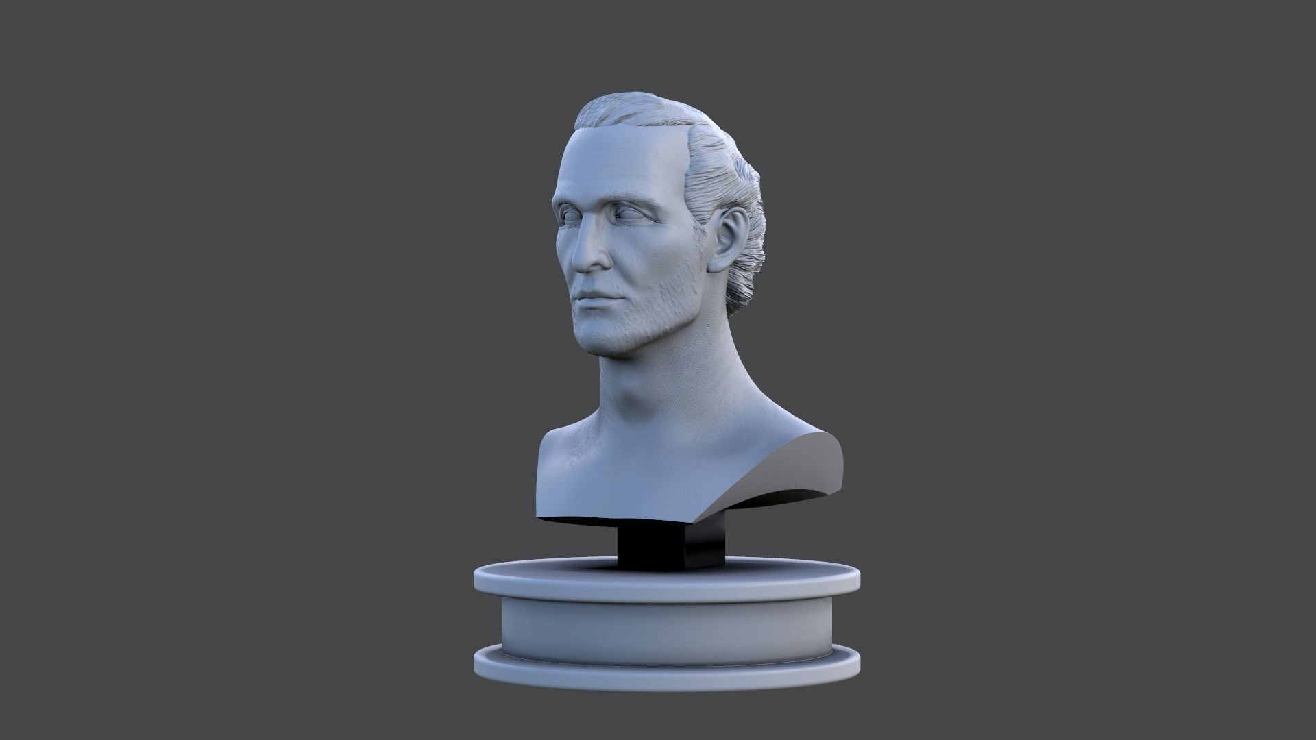 Matthew McConaughey 3D model 3D printable | CGTrader