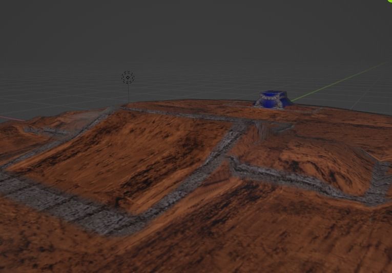 Simple Small Dirt Track Arena free VR / AR / low-poly 3D model | CGTrader