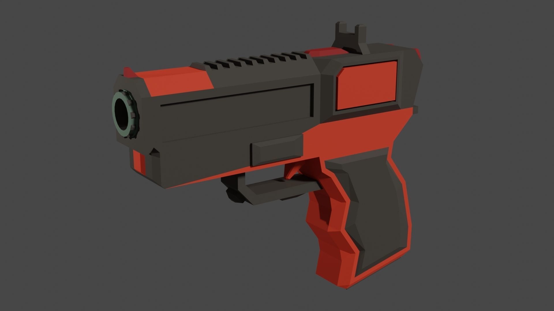 3D model gun model L01 VR / AR / low-poly | CGTrader