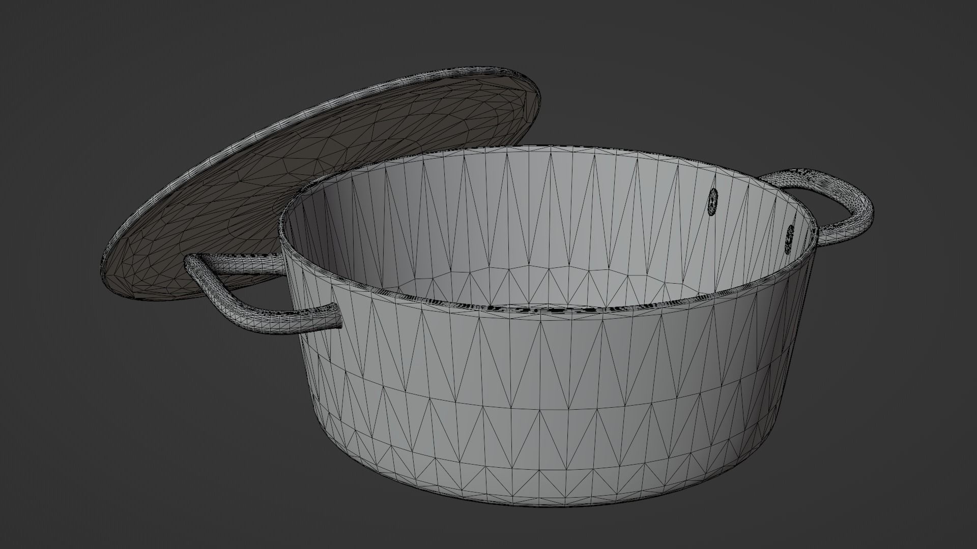 3D model Cooking Pot VR / AR / low-poly | CGTrader