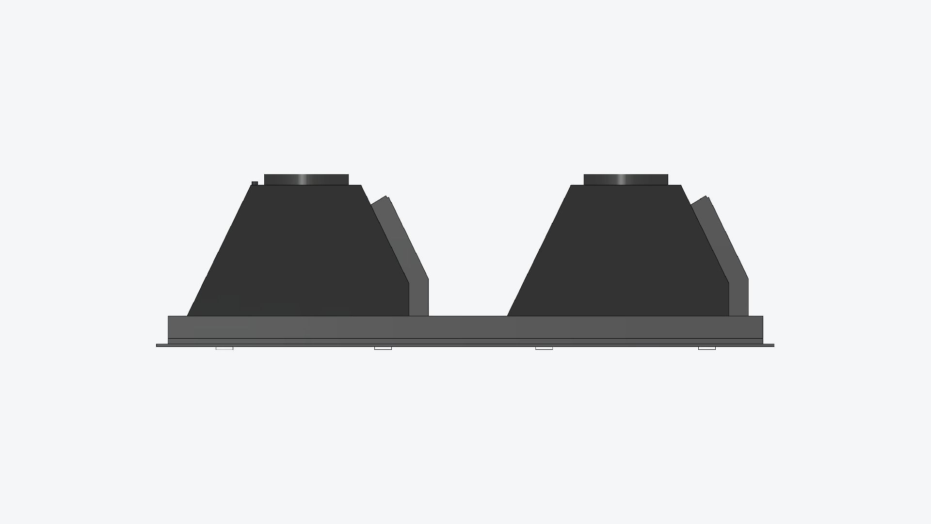 3D model Rangehood - Modern - Undermount - Appliance 096 VR / AR / low ...