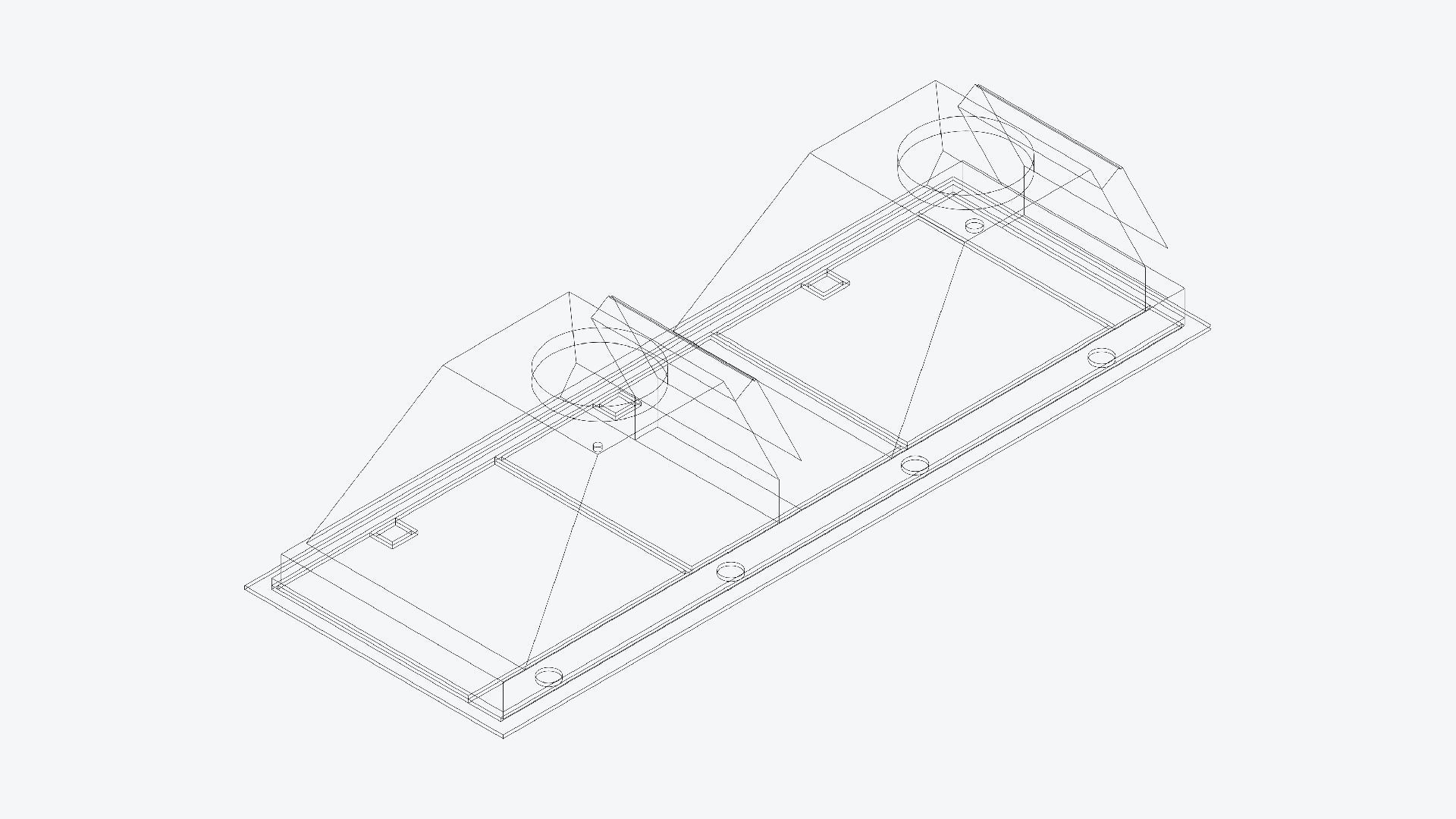 3D model Rangehood - Modern - Undermount - Appliance 096 VR / AR / low ...