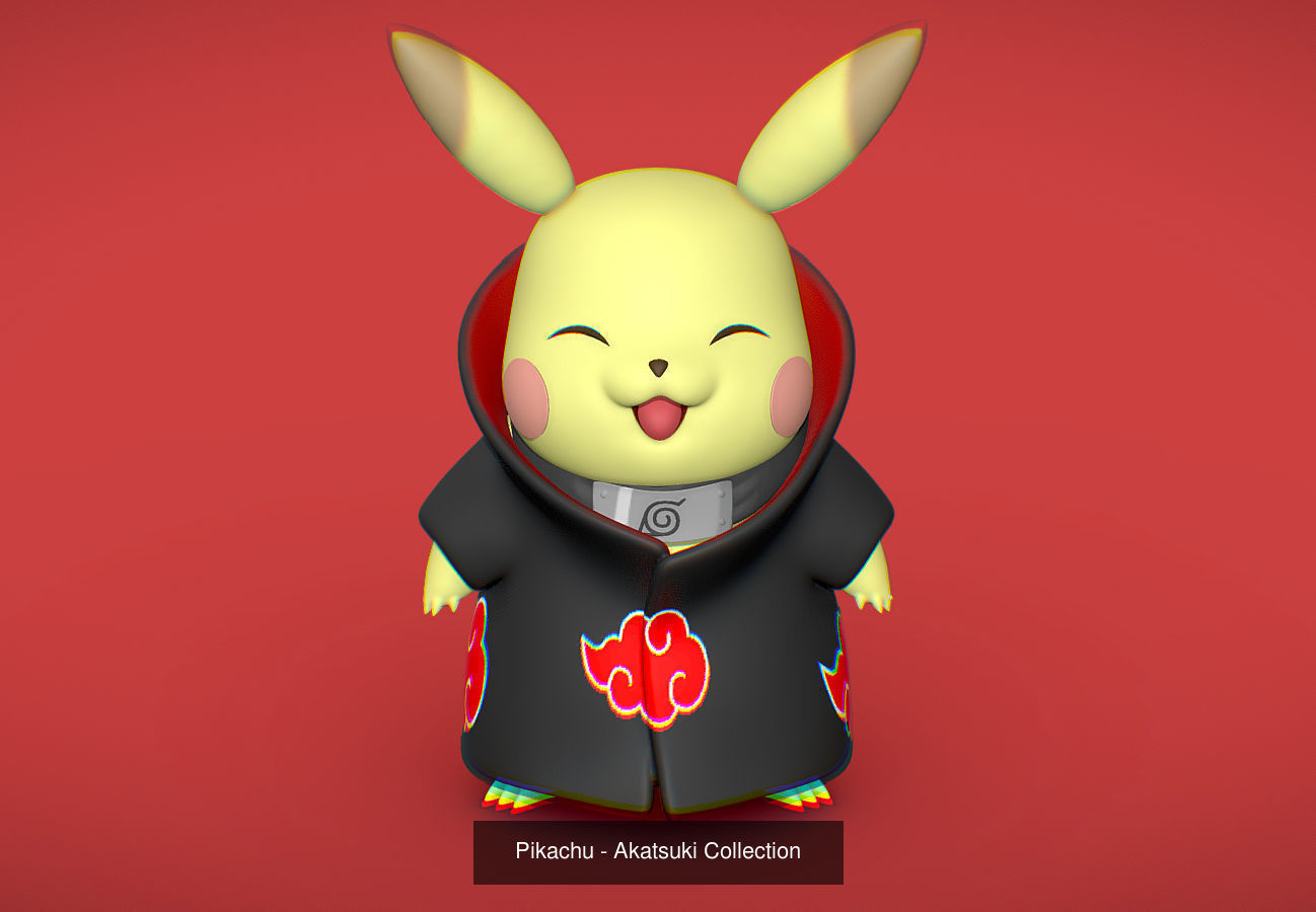 Pokemon - Akatsuki 3D Model Collection | CGTrader