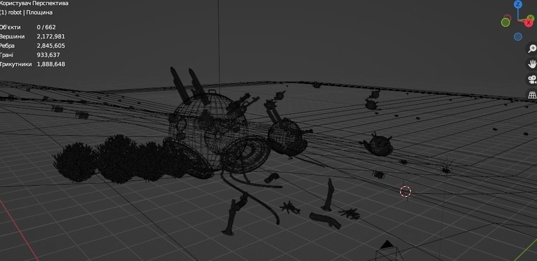 crashed spaceship 3D model | CGTrader