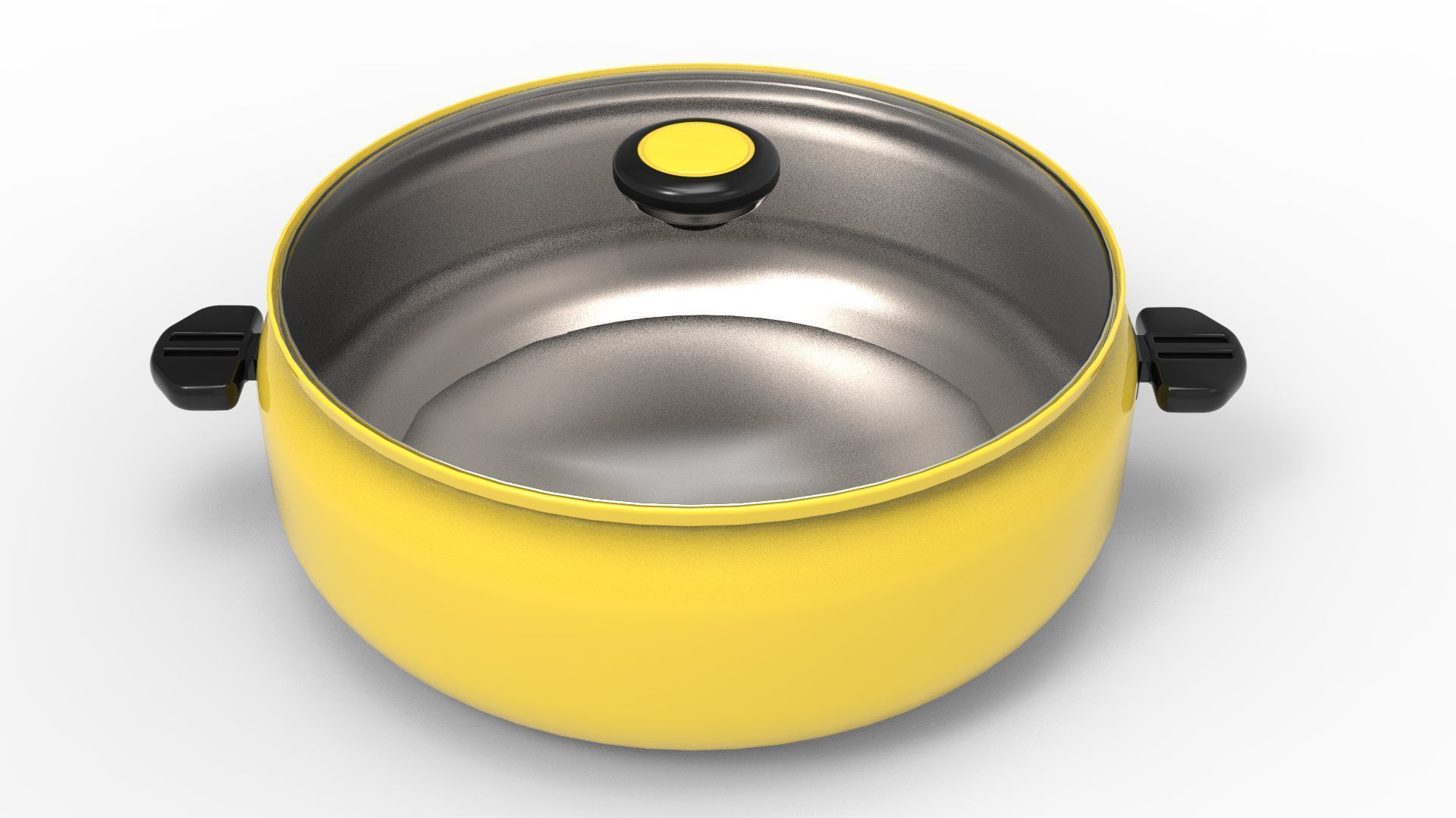 3D model COOKWARE YELLOW VR / AR / low-poly | CGTrader