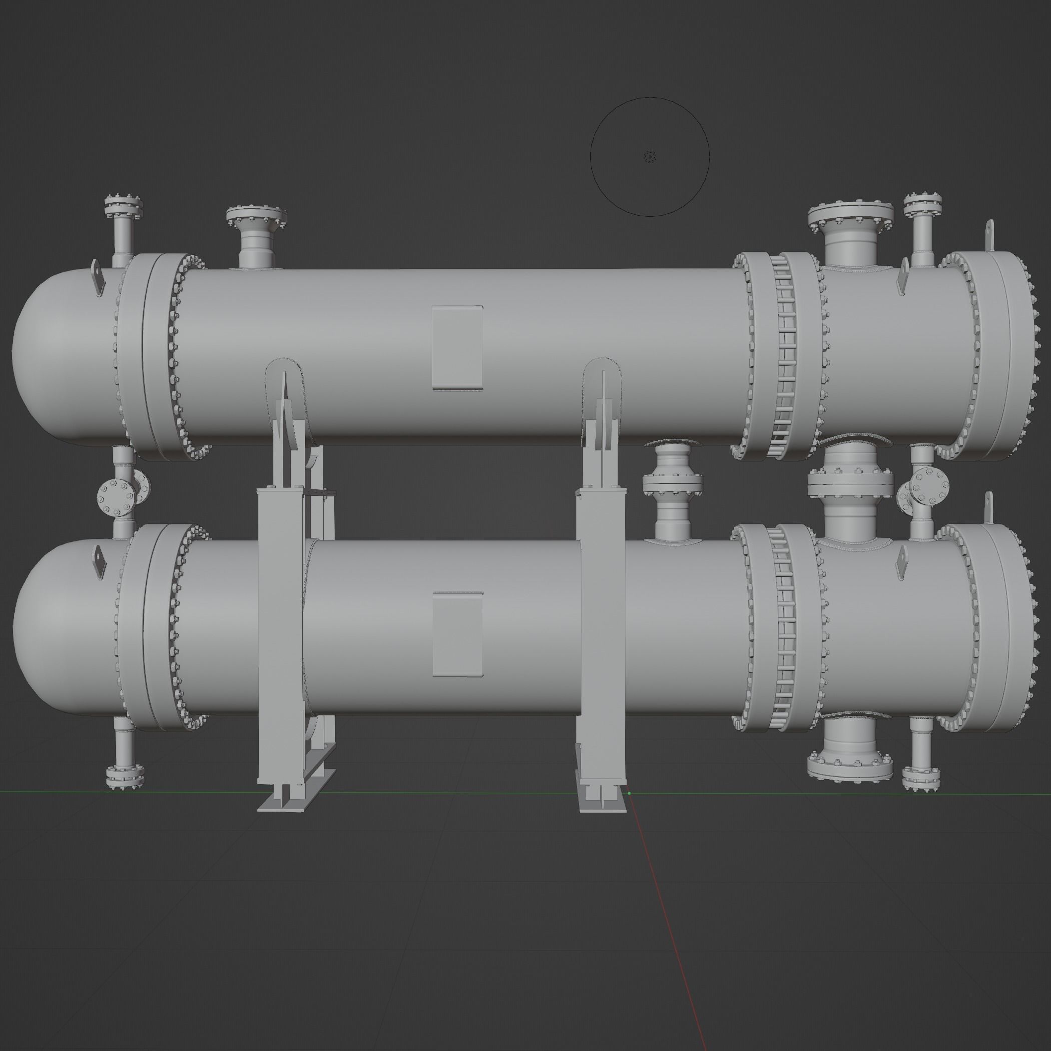 Heat Exchanger Highly Detailed 3D model | CGTrader