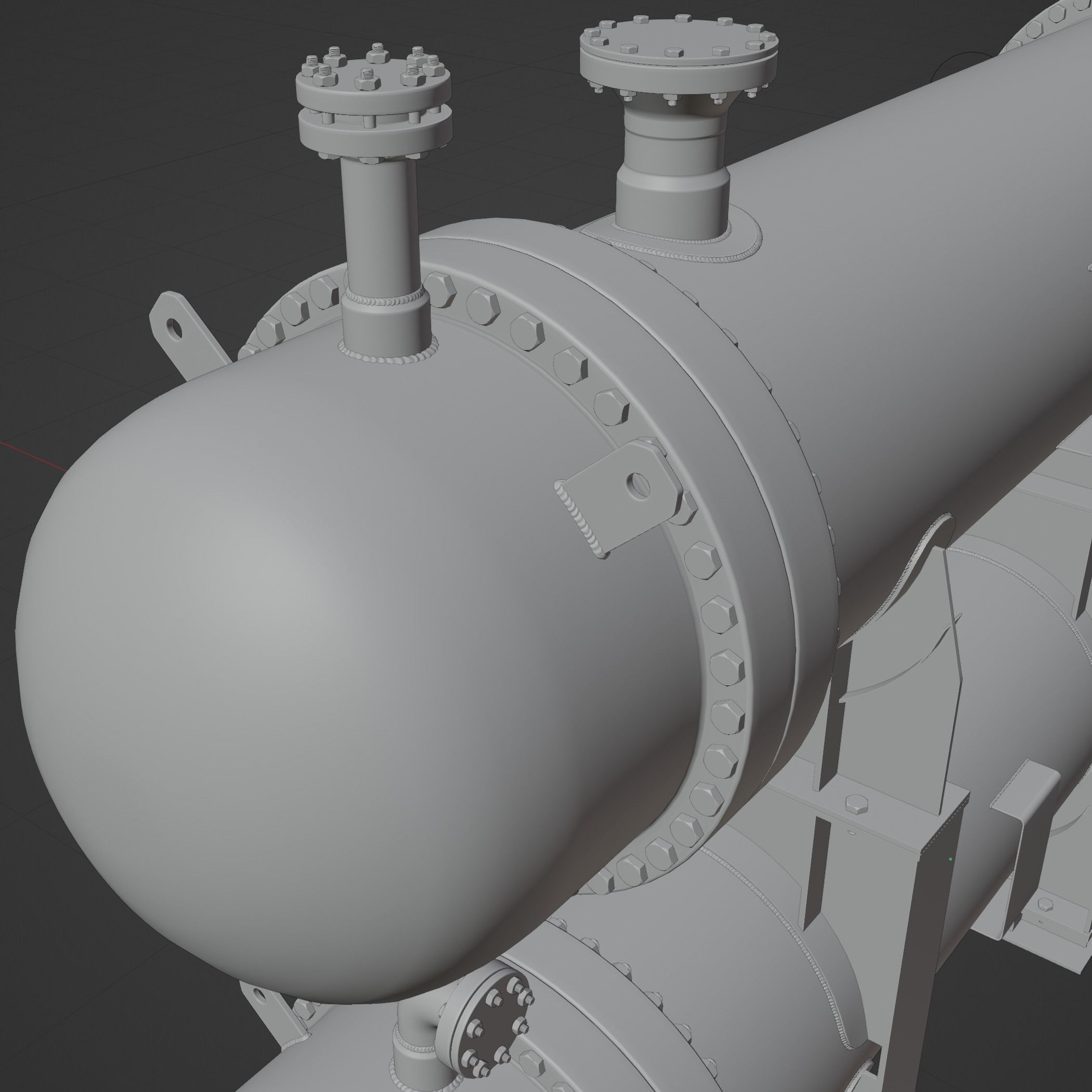 Heat Exchanger Highly Detailed 3D model | CGTrader