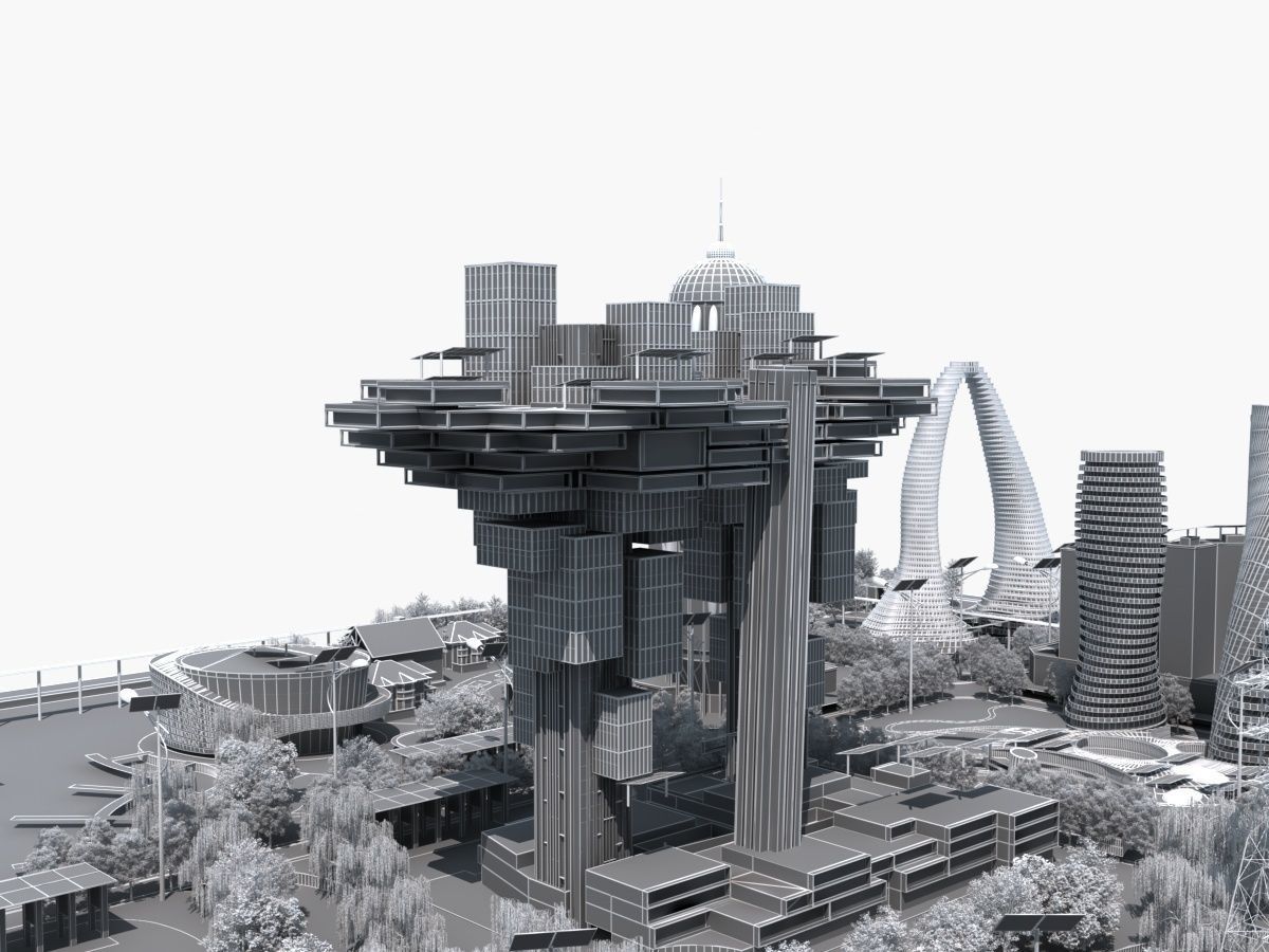 Sand Table of City 3D model | CGTrader