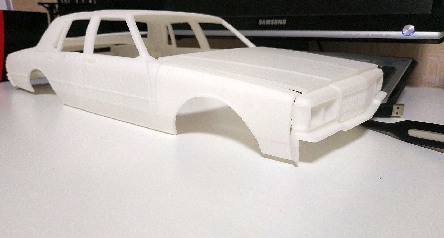 STL printable RC car Chevy Caprice Brougham LS 3D model 3D printable ...