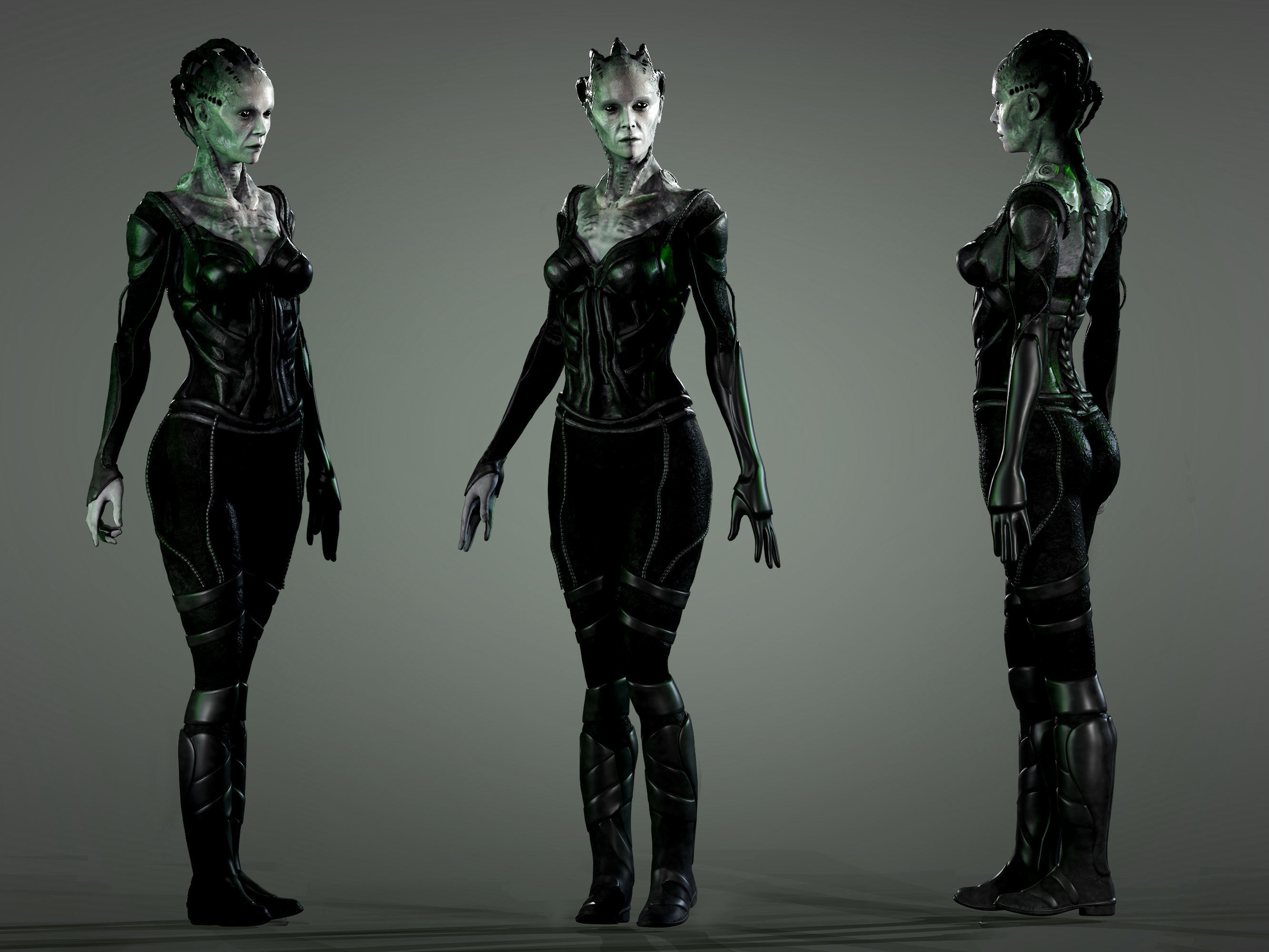 3D model Borg Queen VR / AR / low-poly rigged | CGTrader