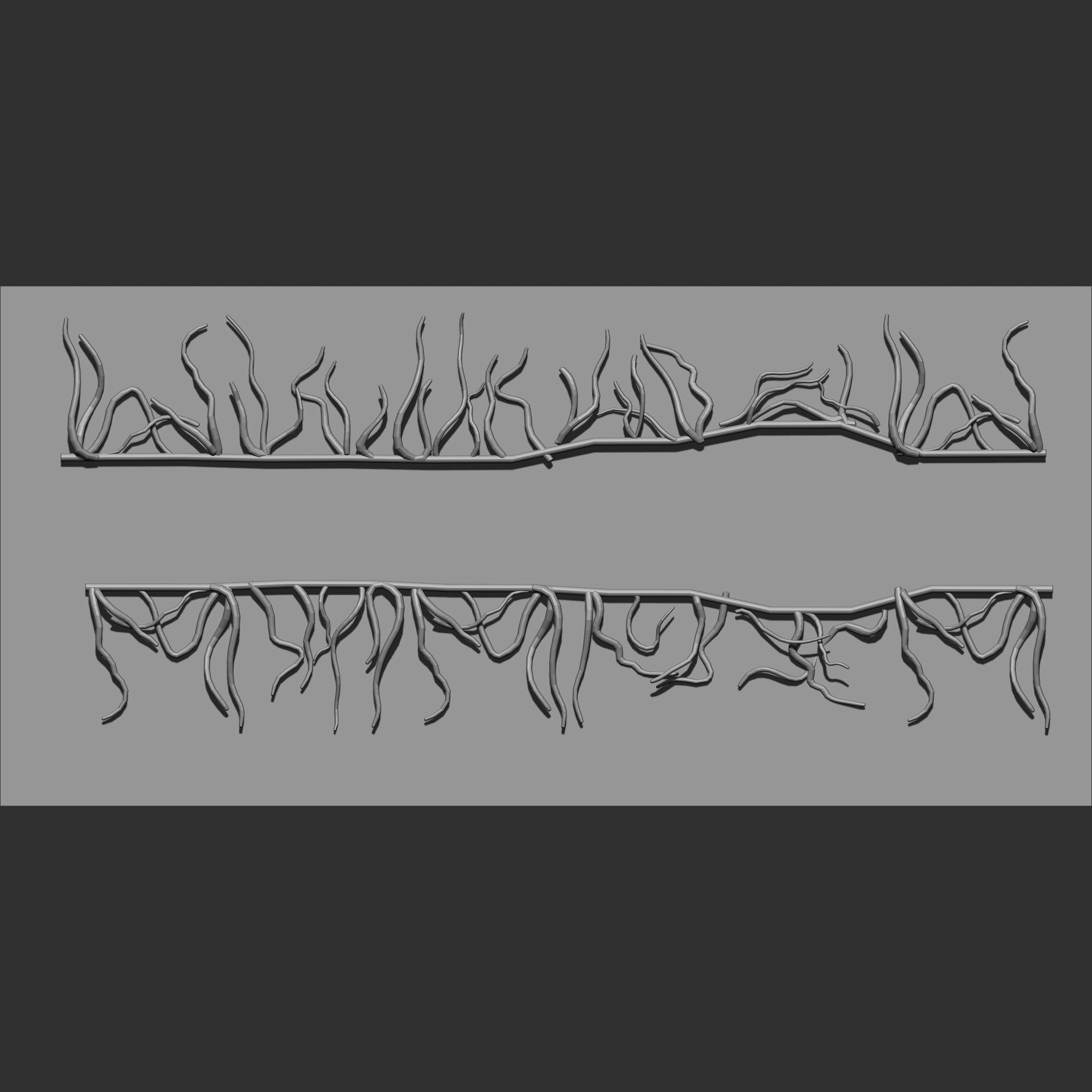 80 Torn Fabric Brushes Alpha IMM BrushVol03 3D model | CGTrader