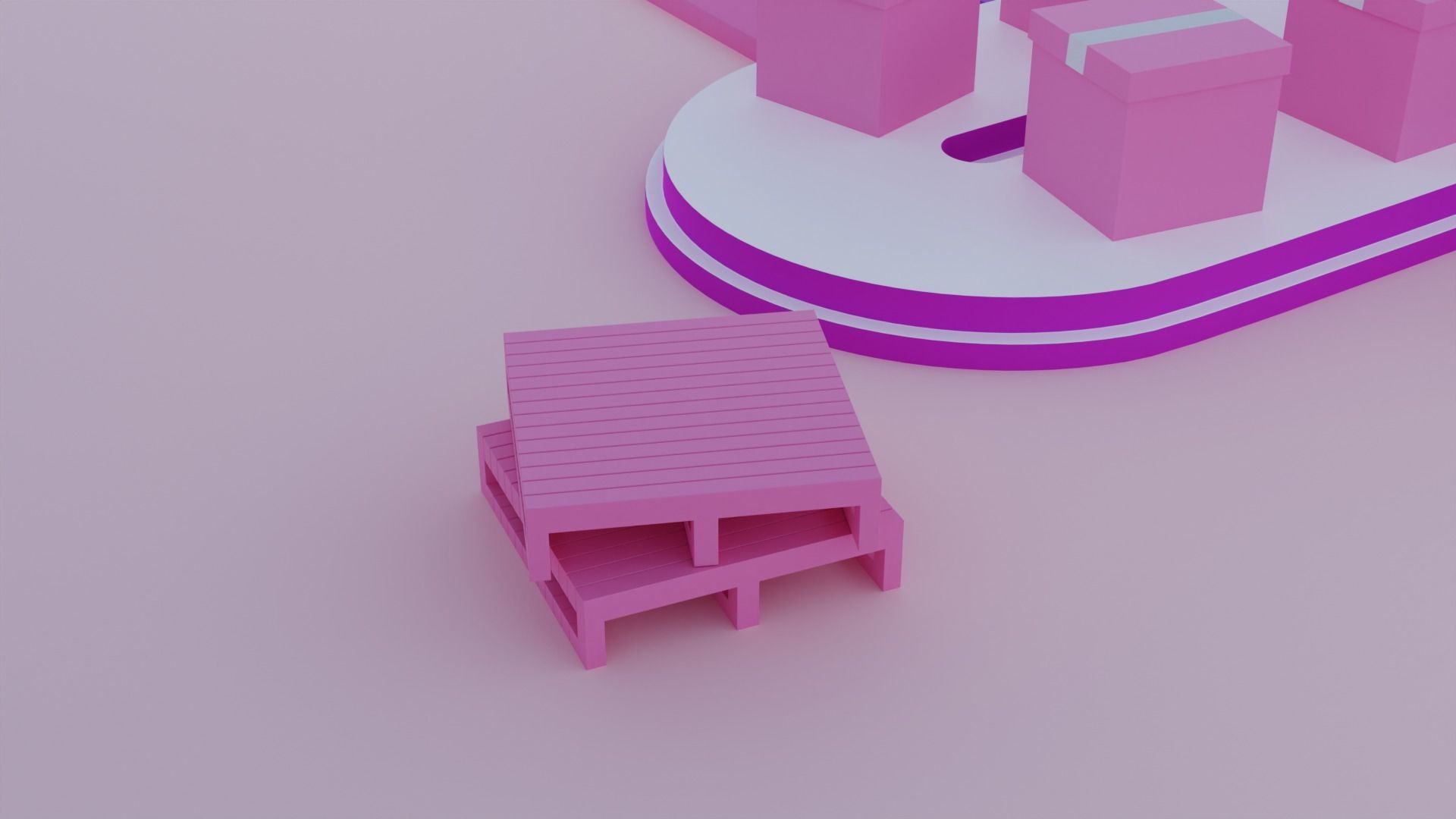 Box Packing Facility Art 3D model | CGTrader