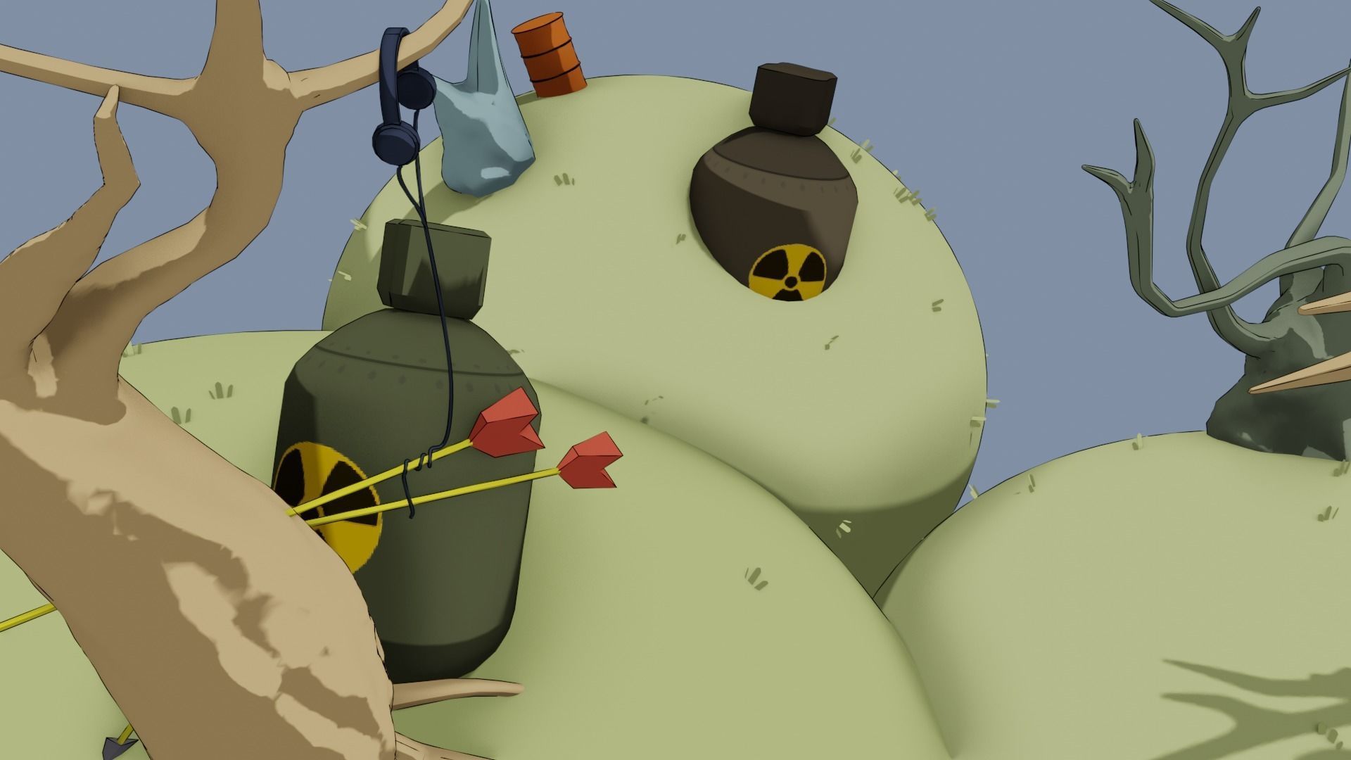 3D model Adventure Time Intro scene VR / AR / low-poly | CGTrader