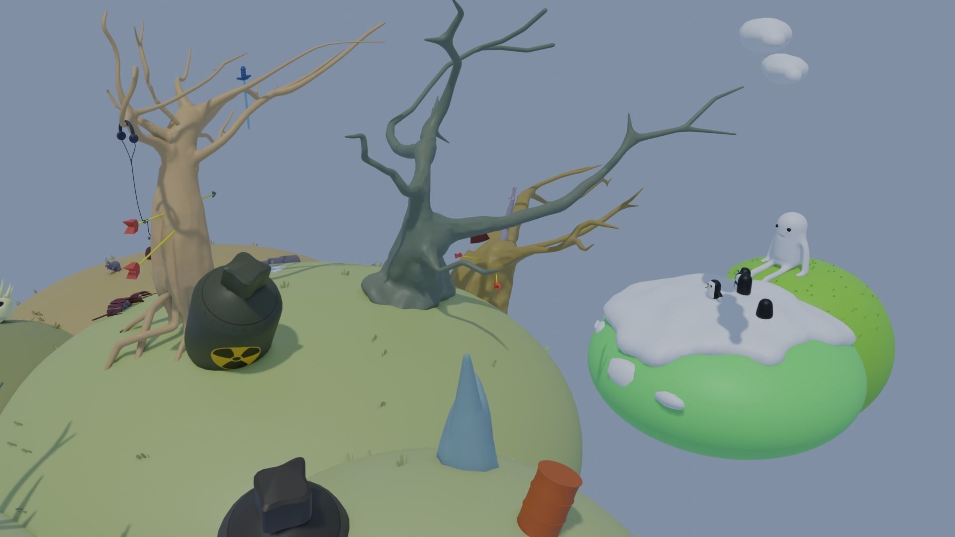 3D model Adventure Time Intro scene VR / AR / low-poly | CGTrader