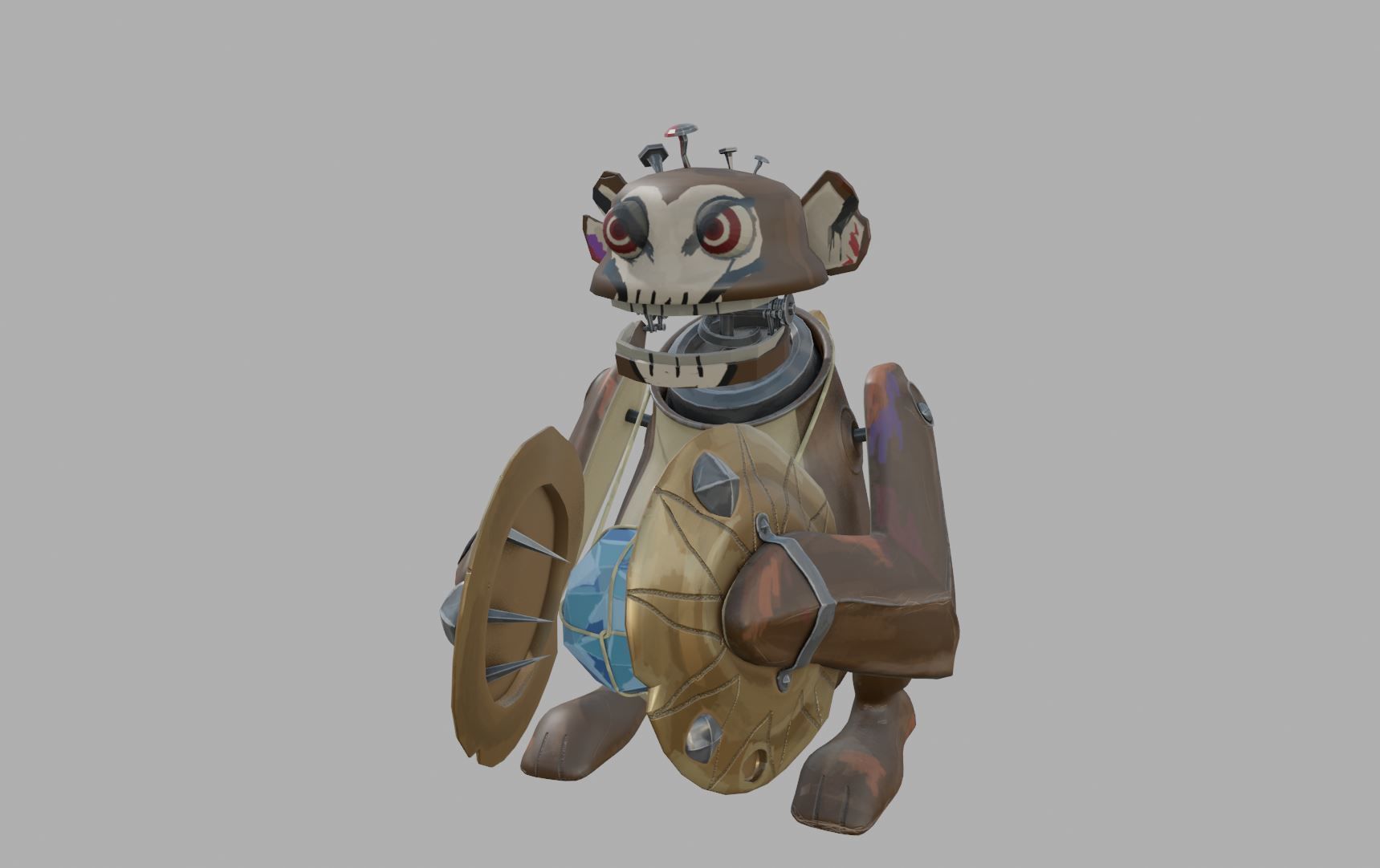 Jinx monkey bomb from arcane free 3D model | CGTrader