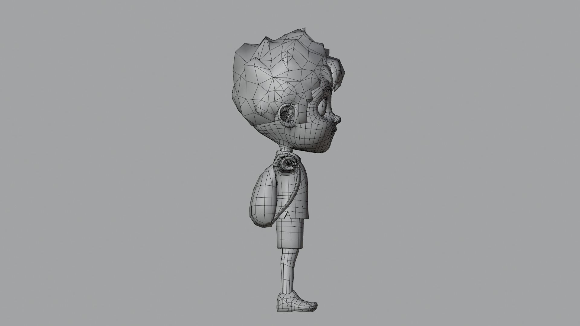 3D model Cartoon Character School Kid 2 VR / AR / low-poly | CGTrader