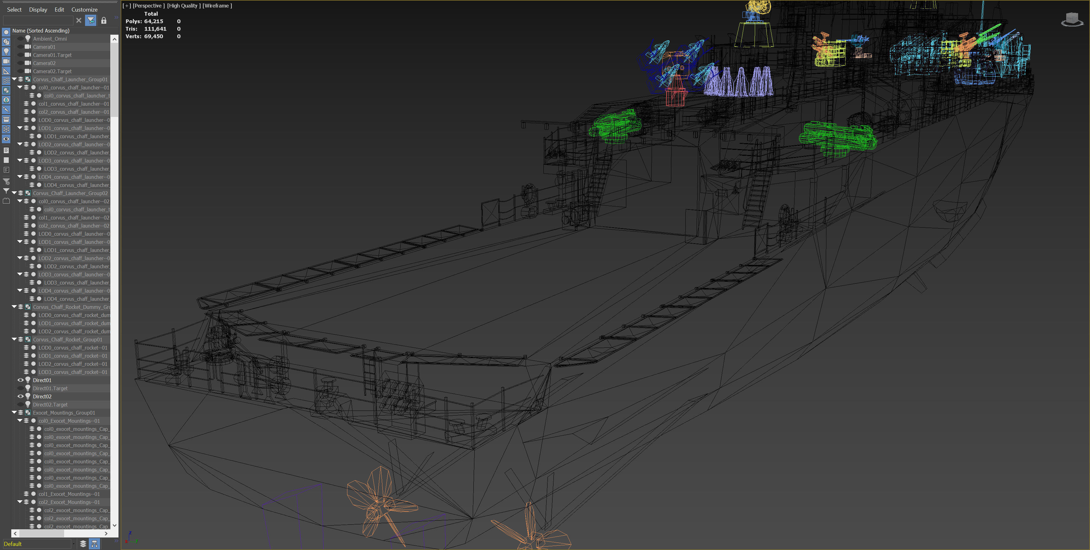 3D model Amazon-Class Type 21 Frigate VR / AR / low-poly | CGTrader