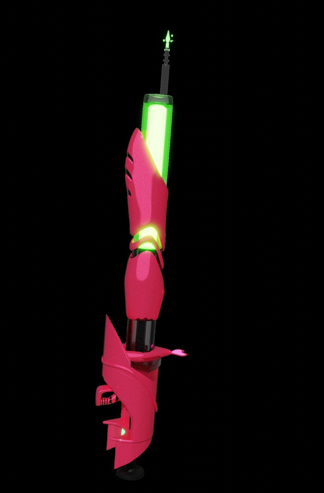 Syringe and Bike all in pink free 3D model | CGTrader