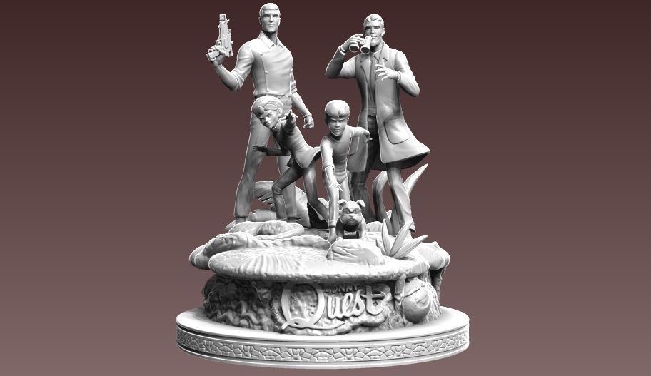 Jonny Quest - Epic Diorama 2 3D model 3D printable | CGTrader