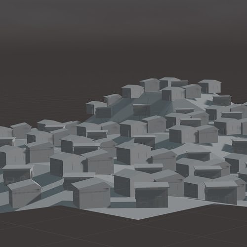 Favela city free 3D model | CGTrader