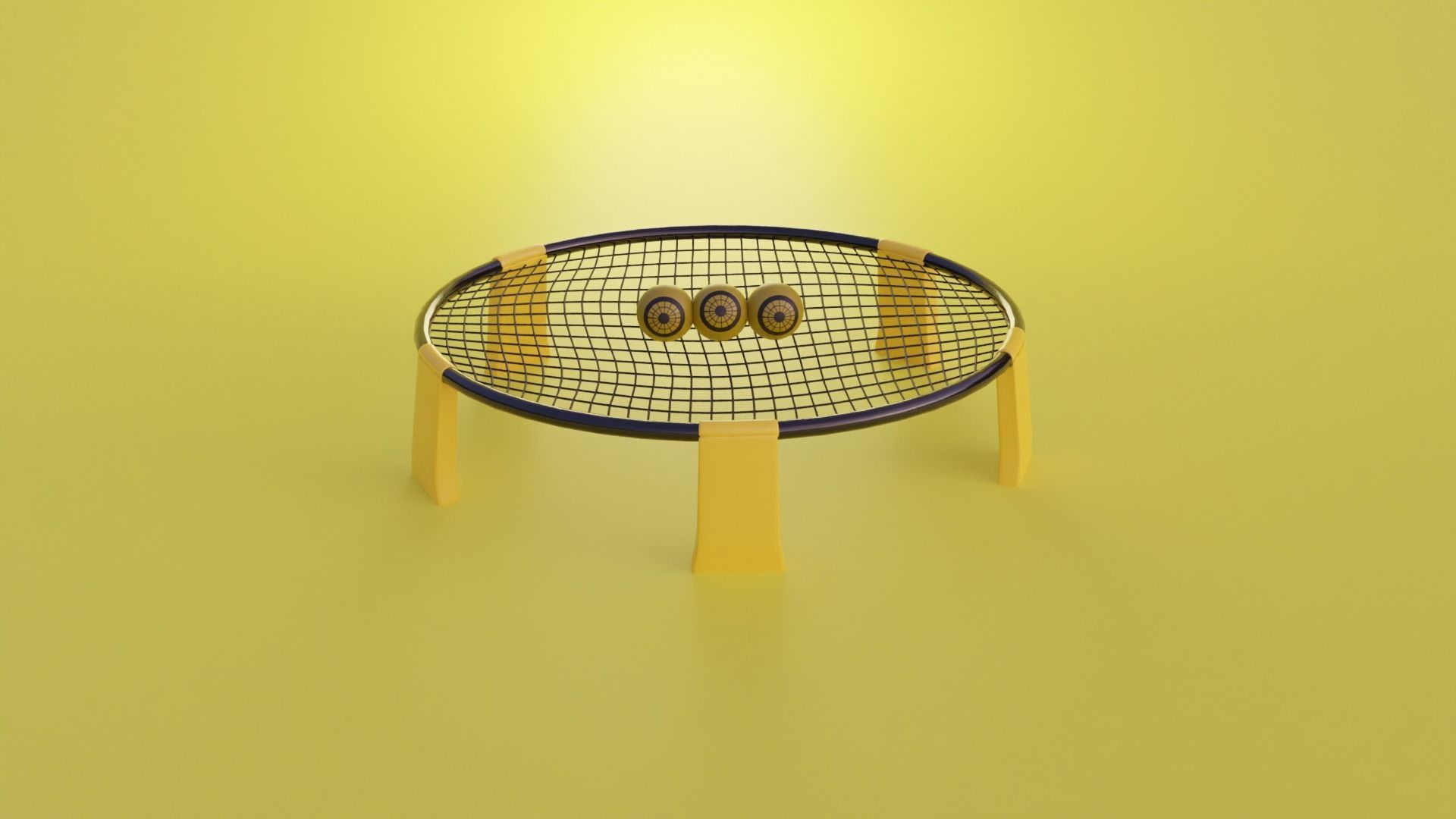 3D model Spikeball-Roundnet VR / AR / low-poly | CGTrader