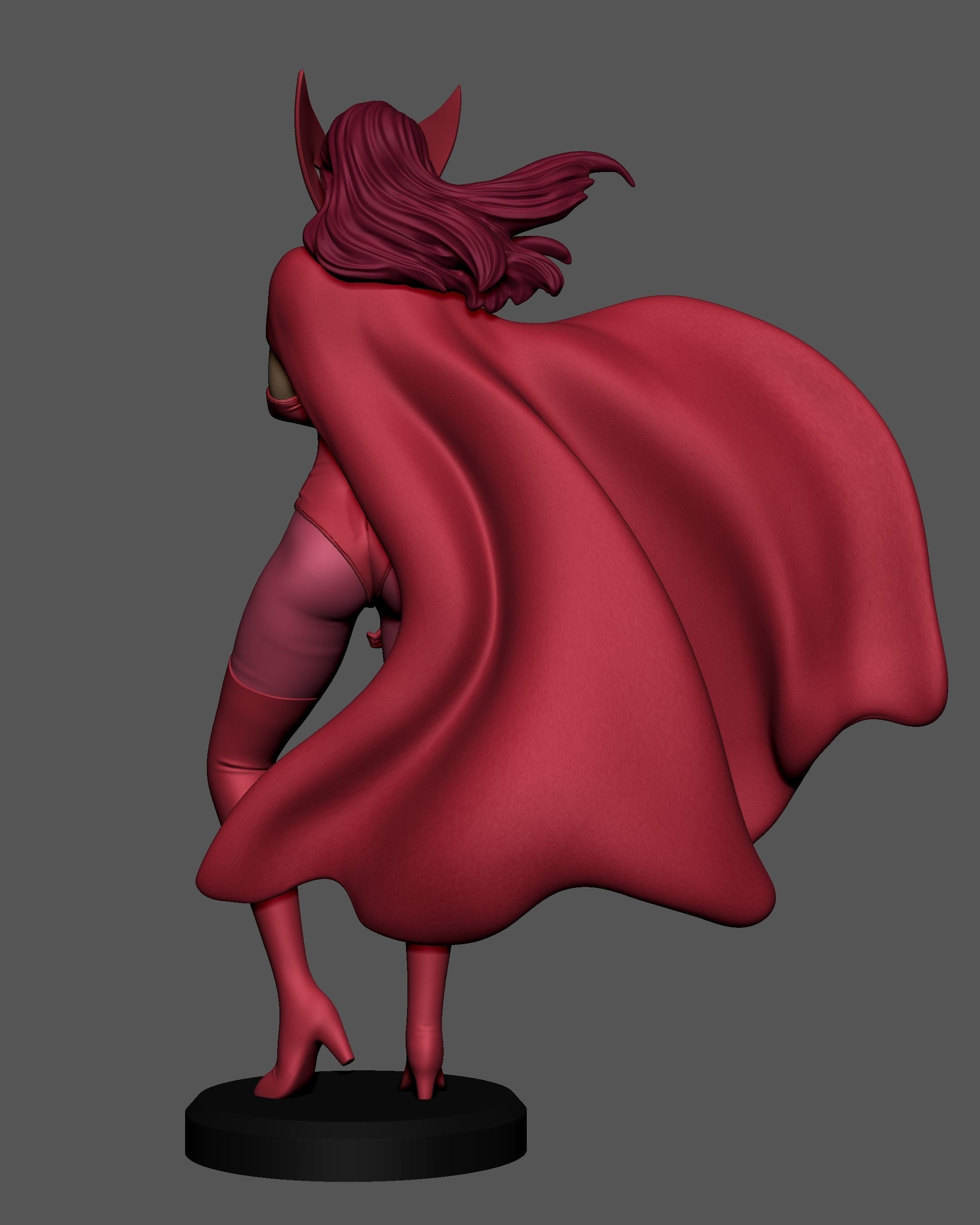 Scarlet Witch Stylized 3D model 3D printable | CGTrader