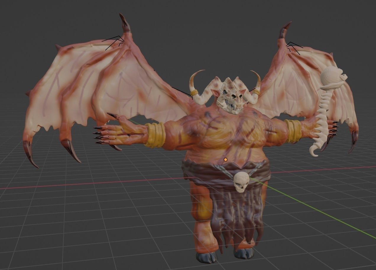 Orcus Miniature 3D model 3D printable | CGTrader