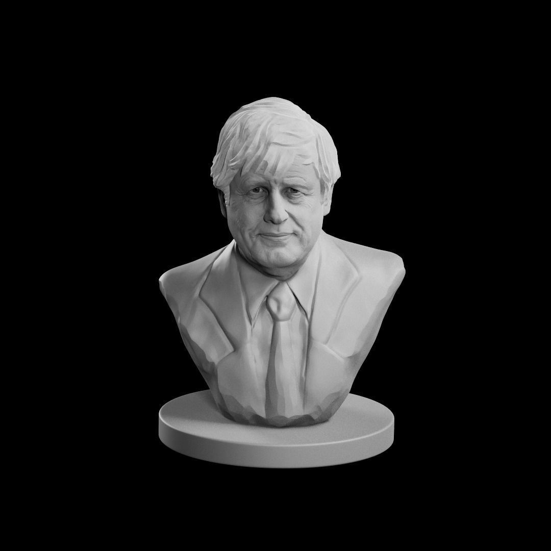 Boris Johnson 3D model 3D printable | CGTrader