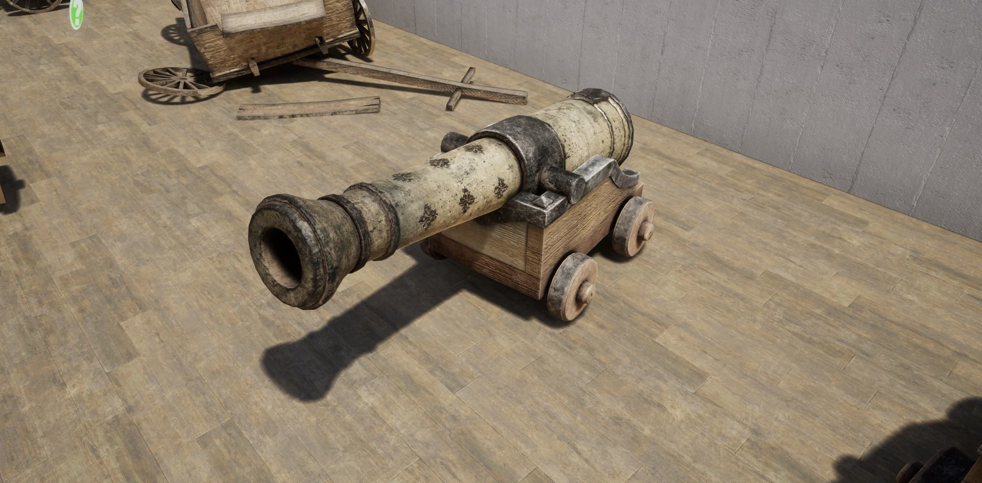 3D model Gunpowder Artillery Cannon VR / AR / low-poly | CGTrader