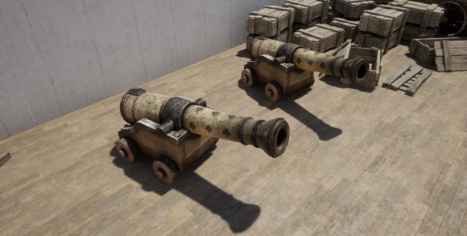 3D model Gunpowder Artillery Cannon VR / AR / low-poly | CGTrader