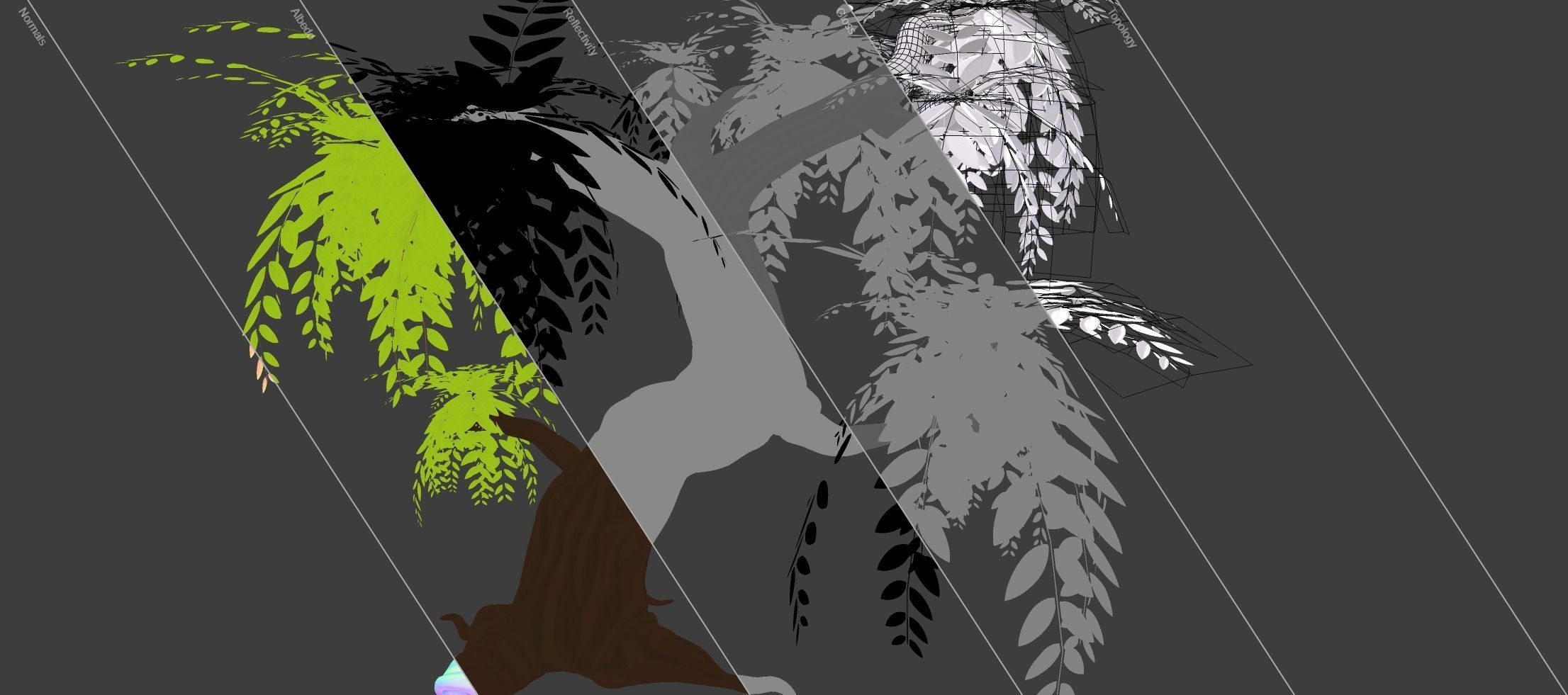 Stylized Fantasy Tree 3D model | CGTrader