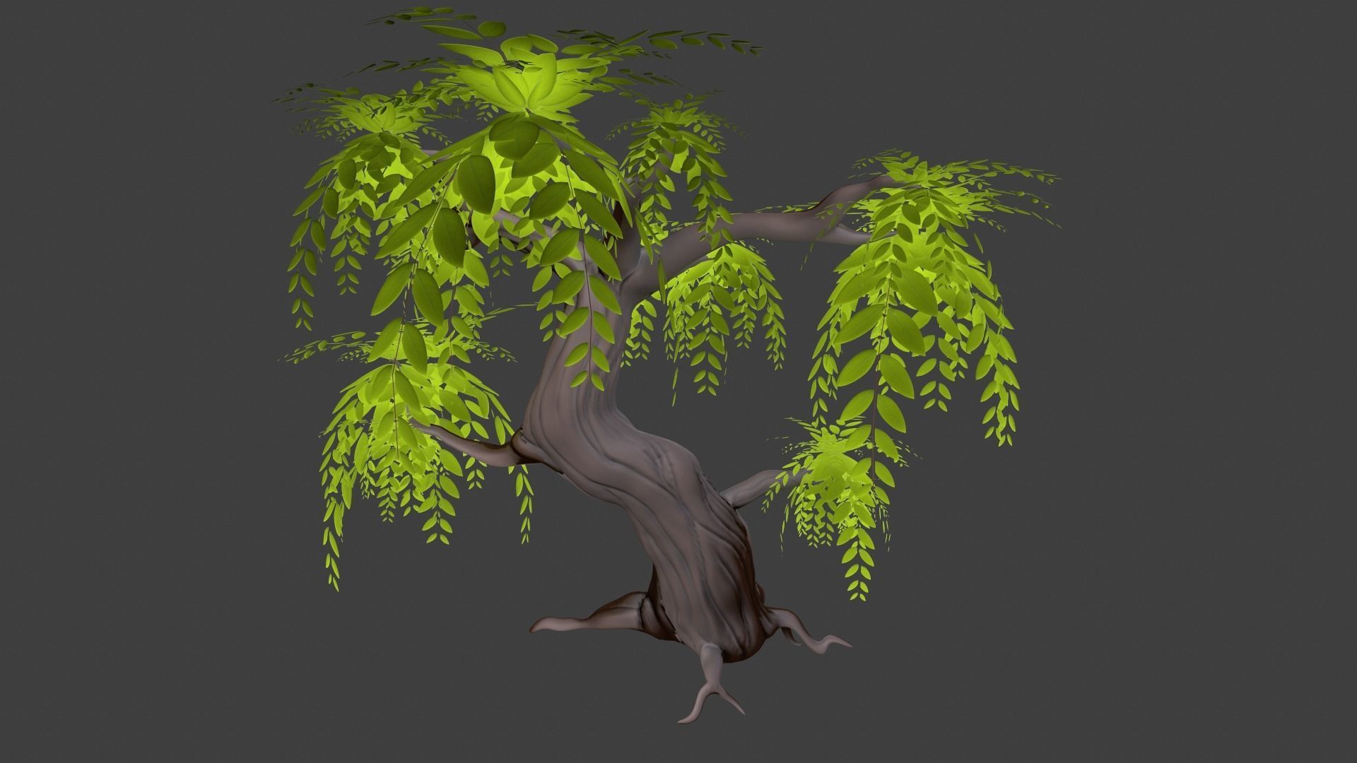 Stylized Fantasy Tree 3D model | CGTrader