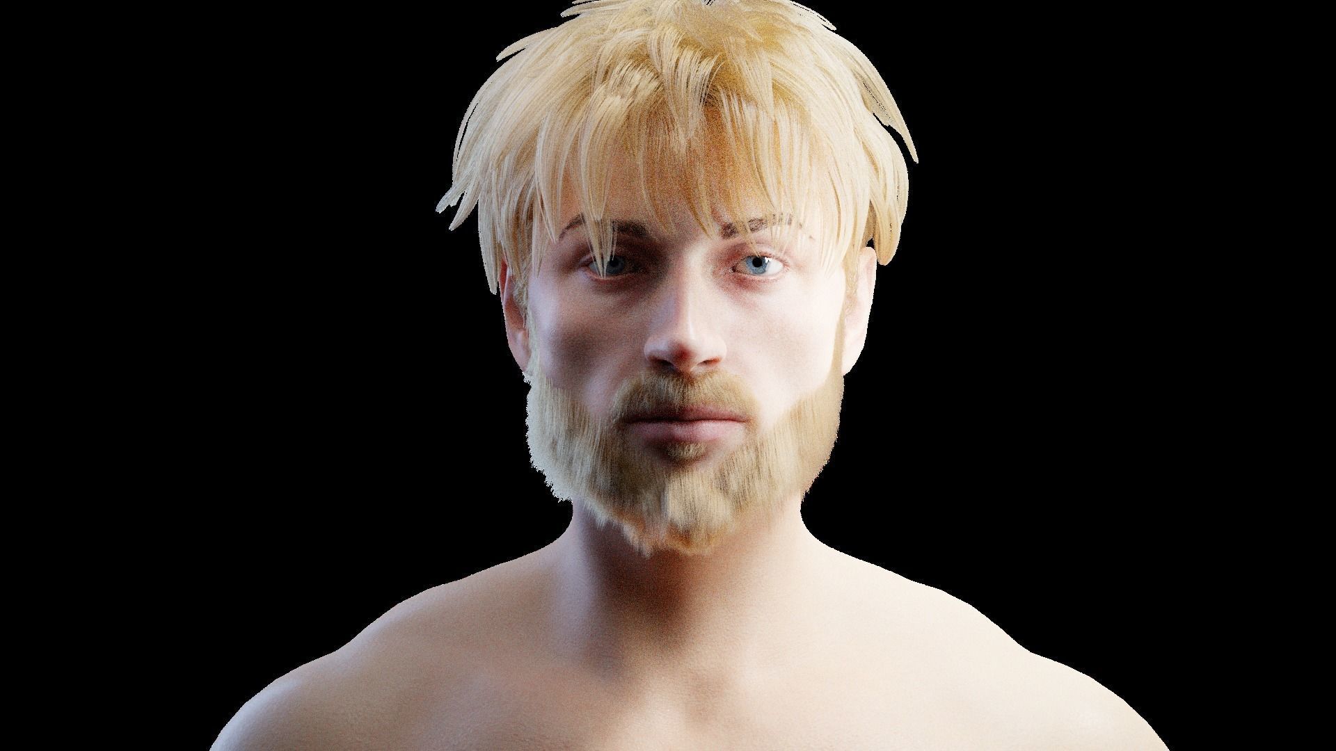 Sieg - viking Rigged Blender Character 3D model rigged | CGTrader