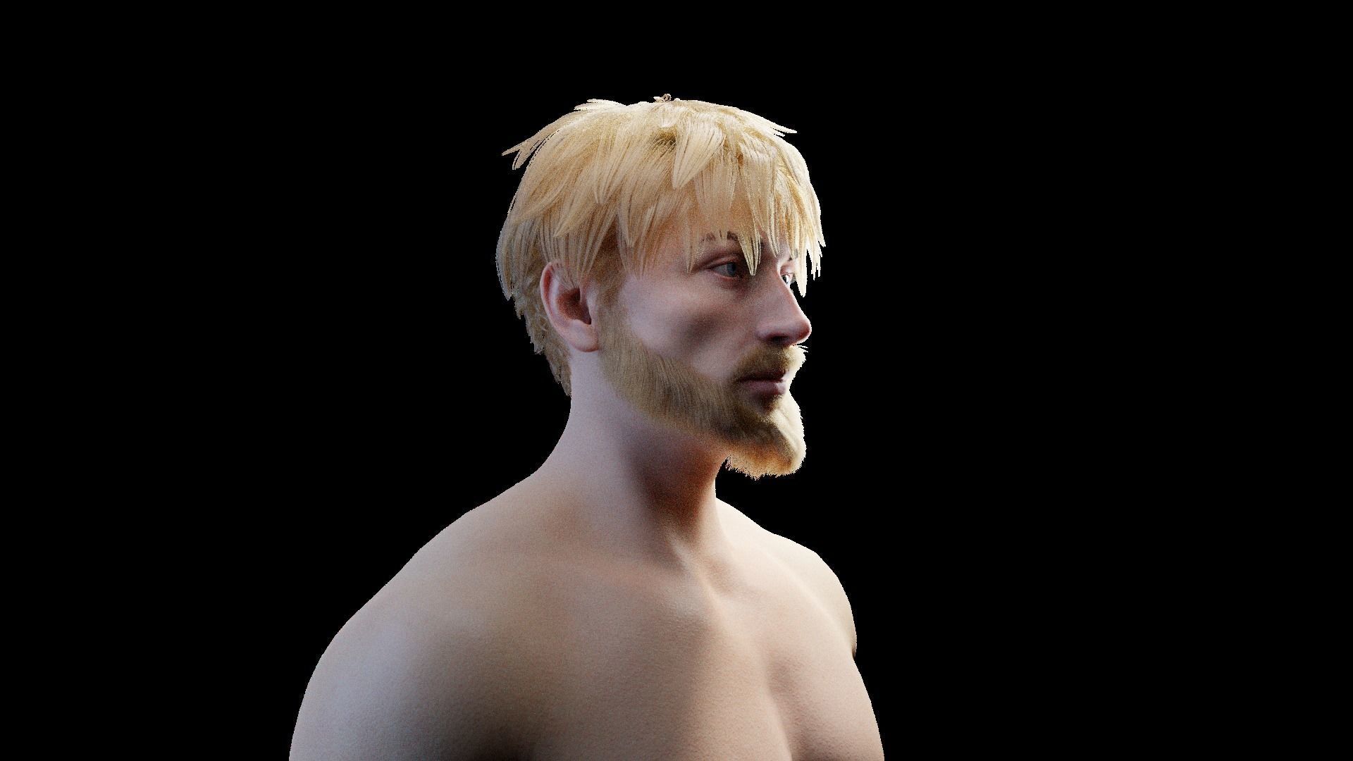 Sieg - viking Rigged Blender Character 3D model rigged | CGTrader