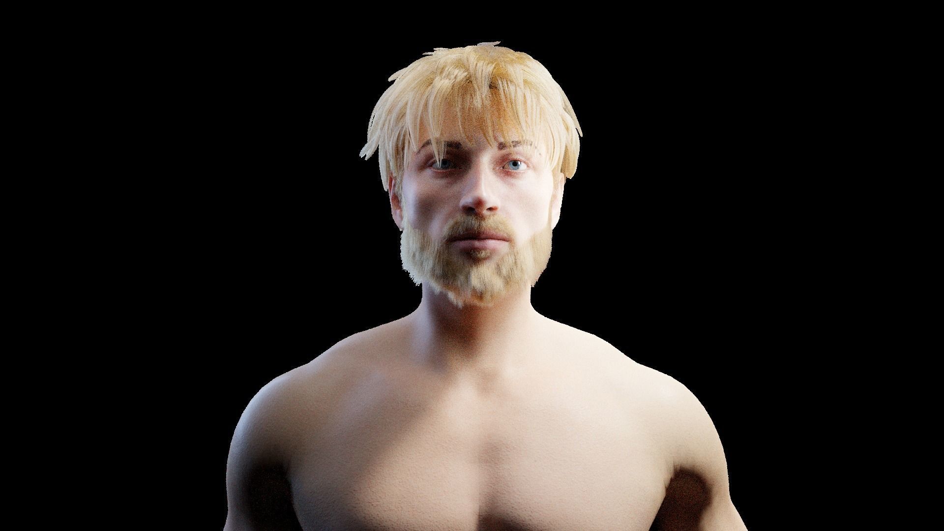 Sieg - viking Rigged Blender Character 3D model rigged | CGTrader