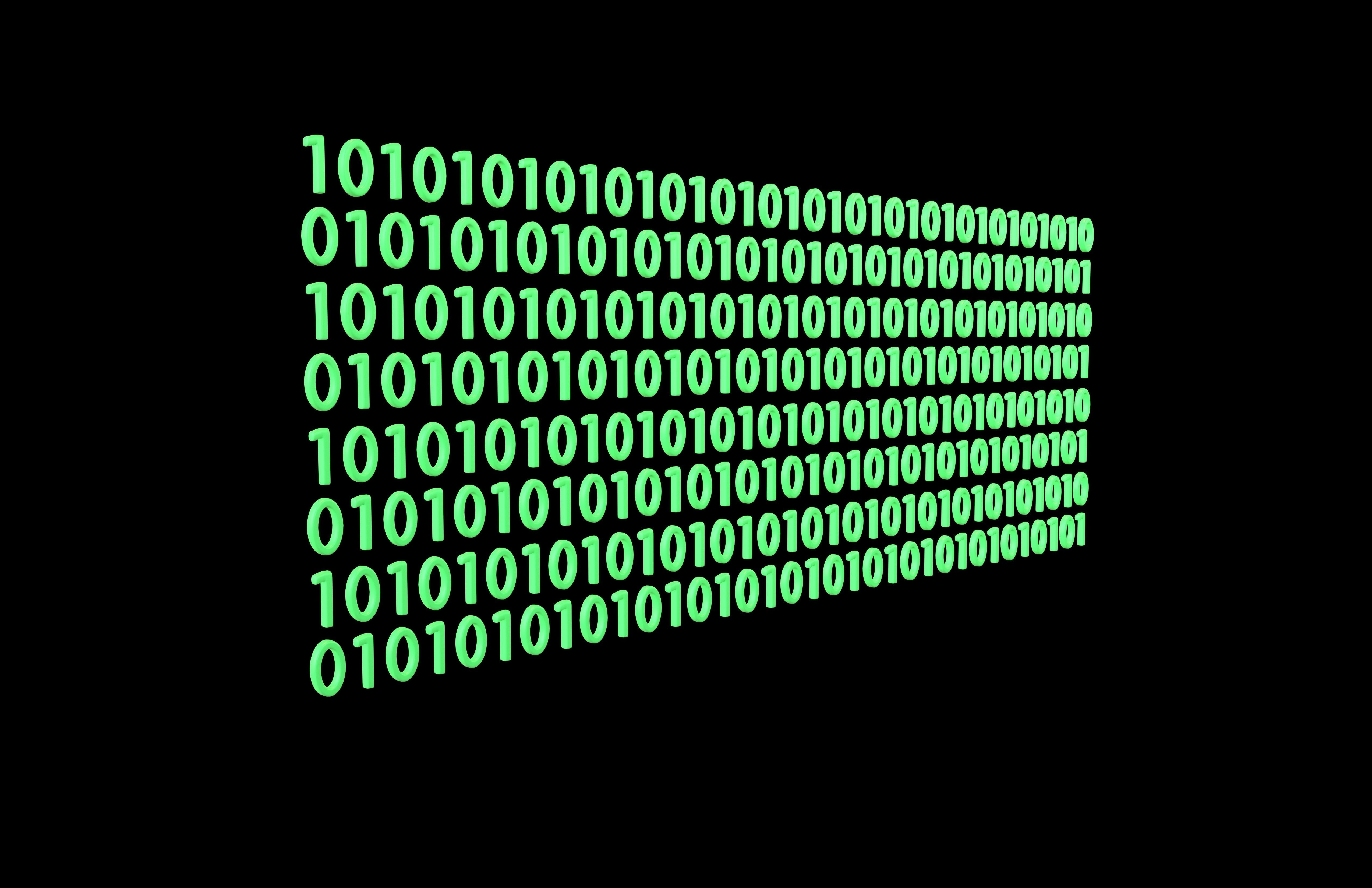 Binary Background V1 001 3D model | CGTrader