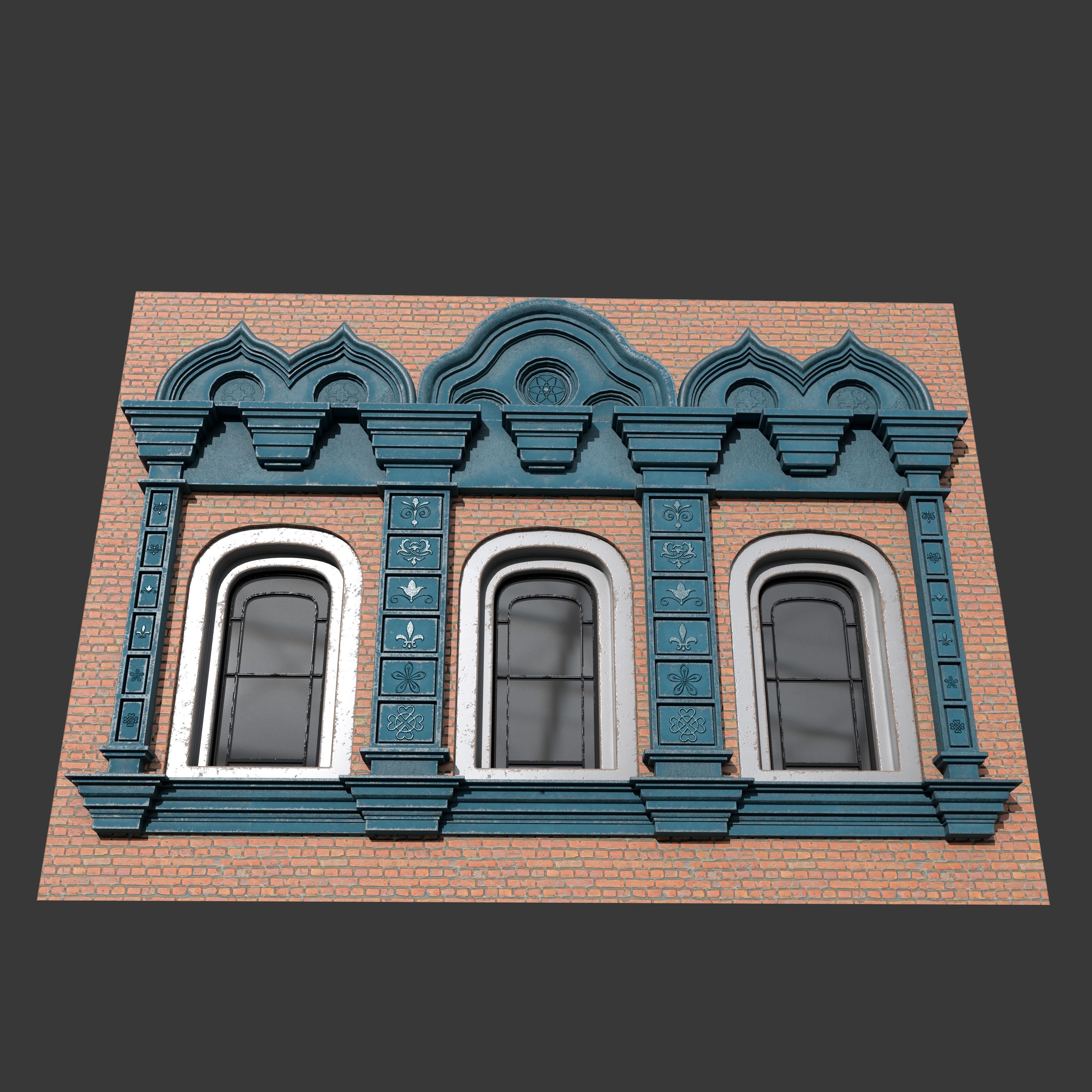 3D model Classic Cartoon style of PBR Modular Windows Collection 1 VR ...