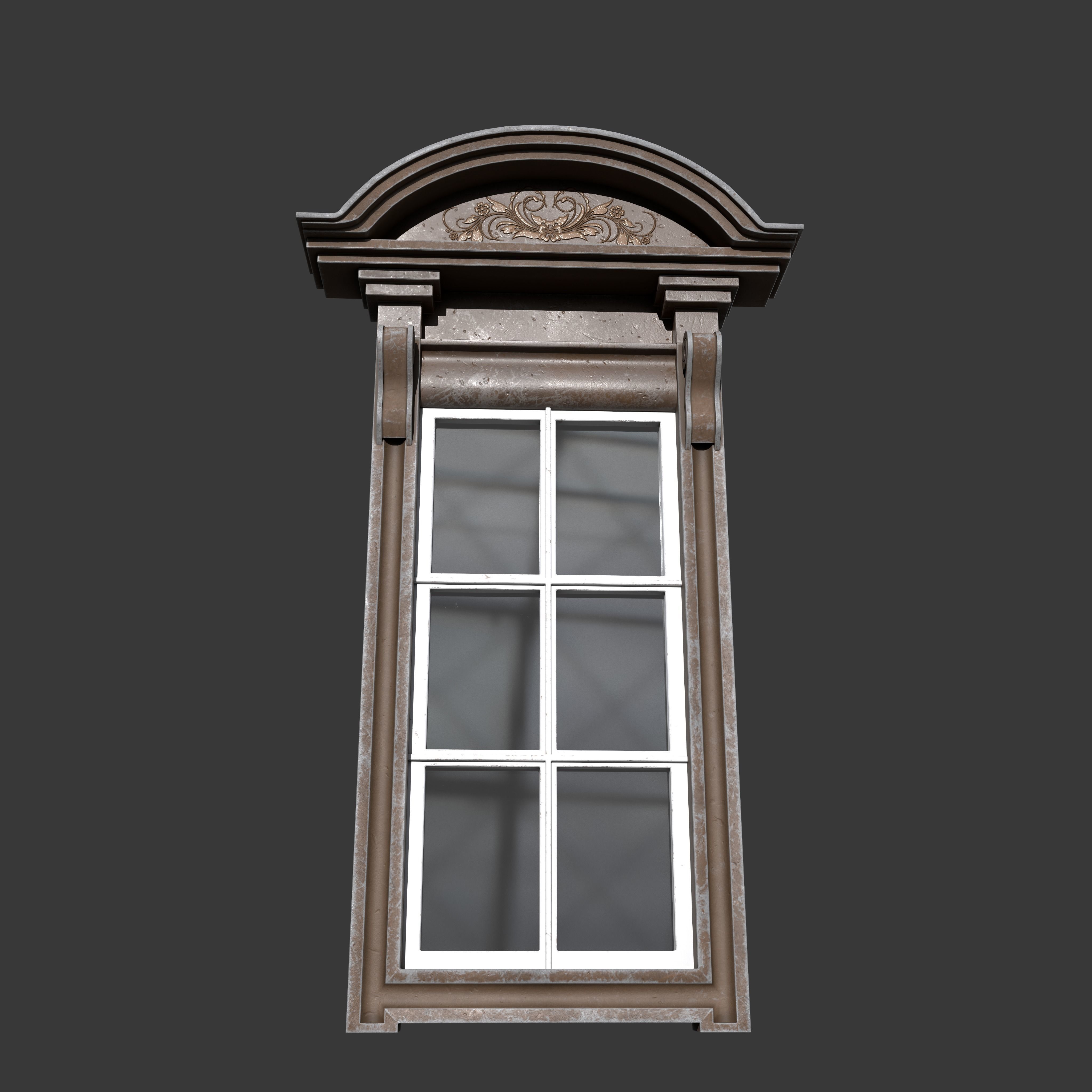 3D model Classic Cartoon style of PBR Modular Windows Collection 1 VR ...